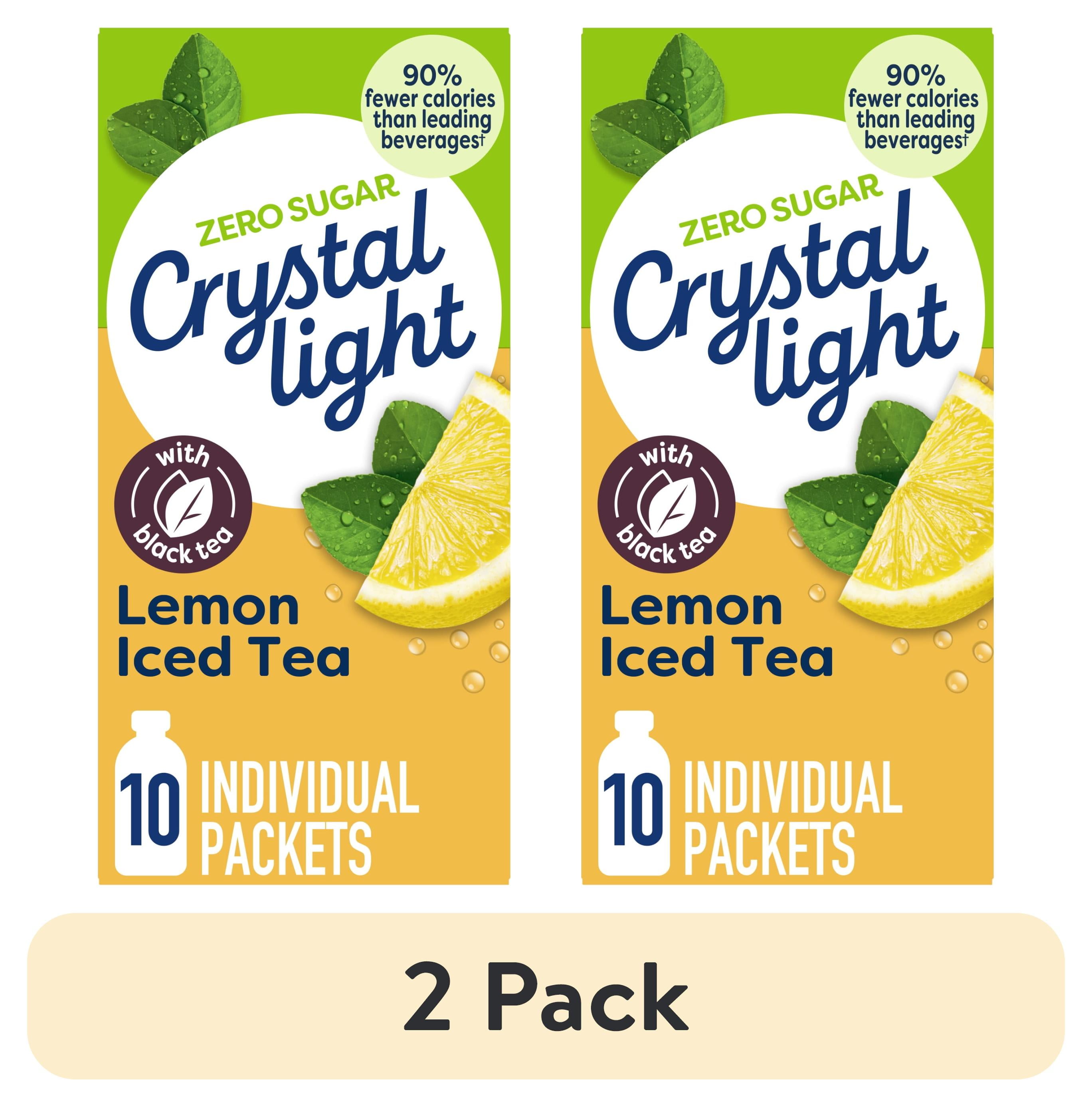 (2 pack) Crystal Light Drink Mix, 10 Packets, for Convenient On-the-Go ...