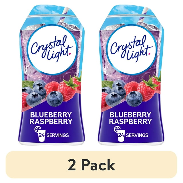 (2 pack) Crystal Light Liquid Blueberry Raspberry Naturally Flavored ...