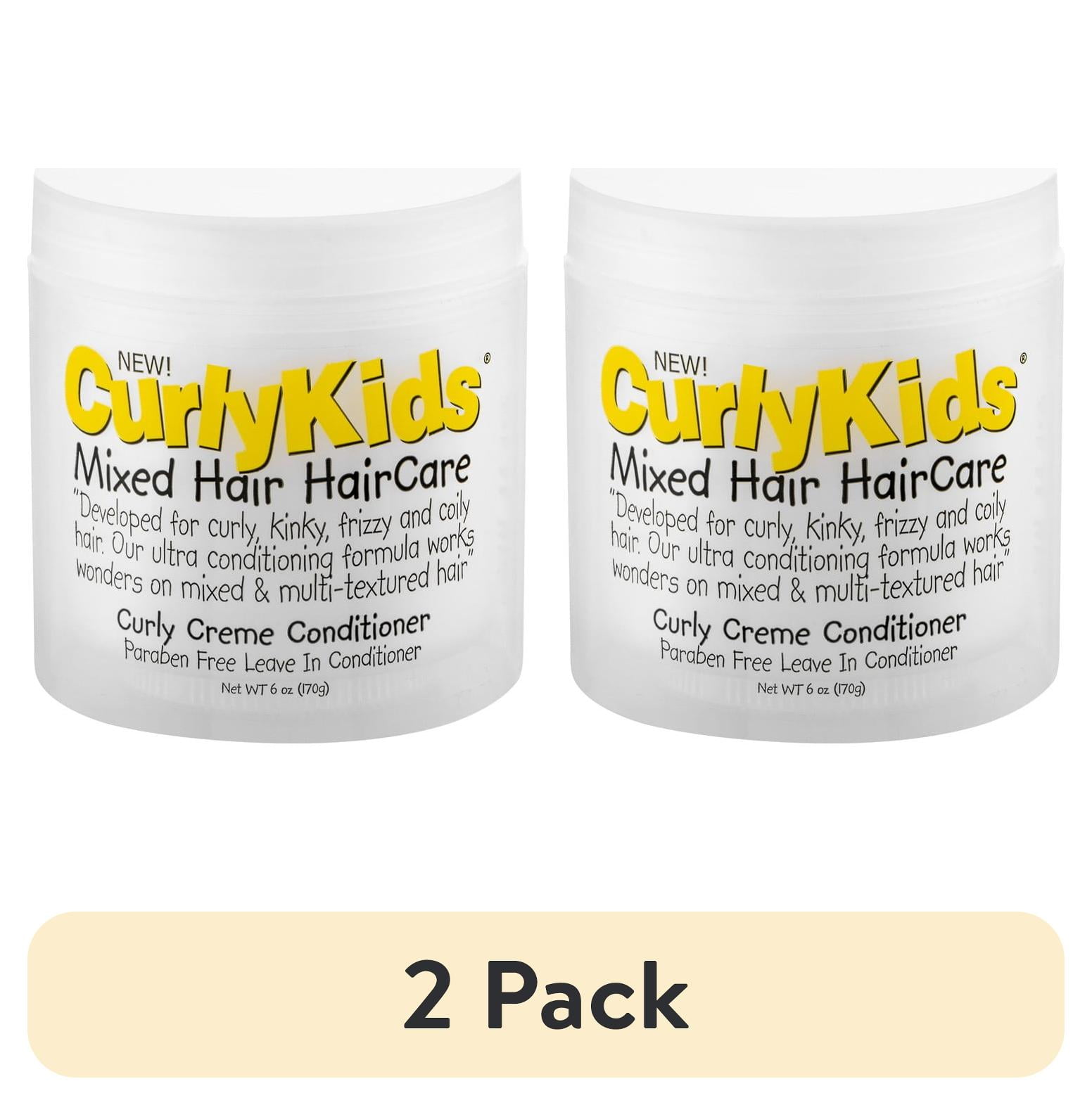 (2 pack) Curly Kids Creme Leave-In Conditioner, 6 fl oz, Moisturizing ...