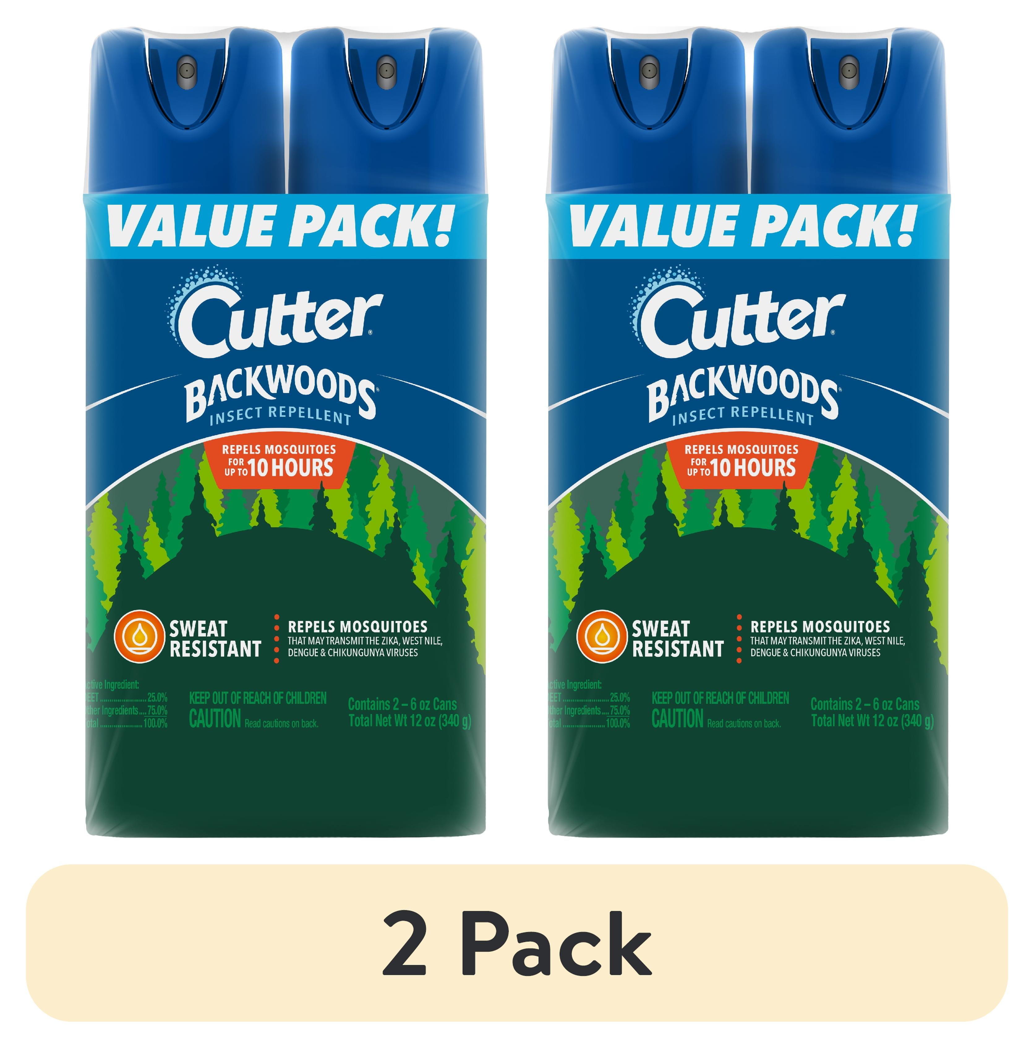 (2 pack) Cutter Backwoods Insect Repellent Ready to Spray (2CT ...