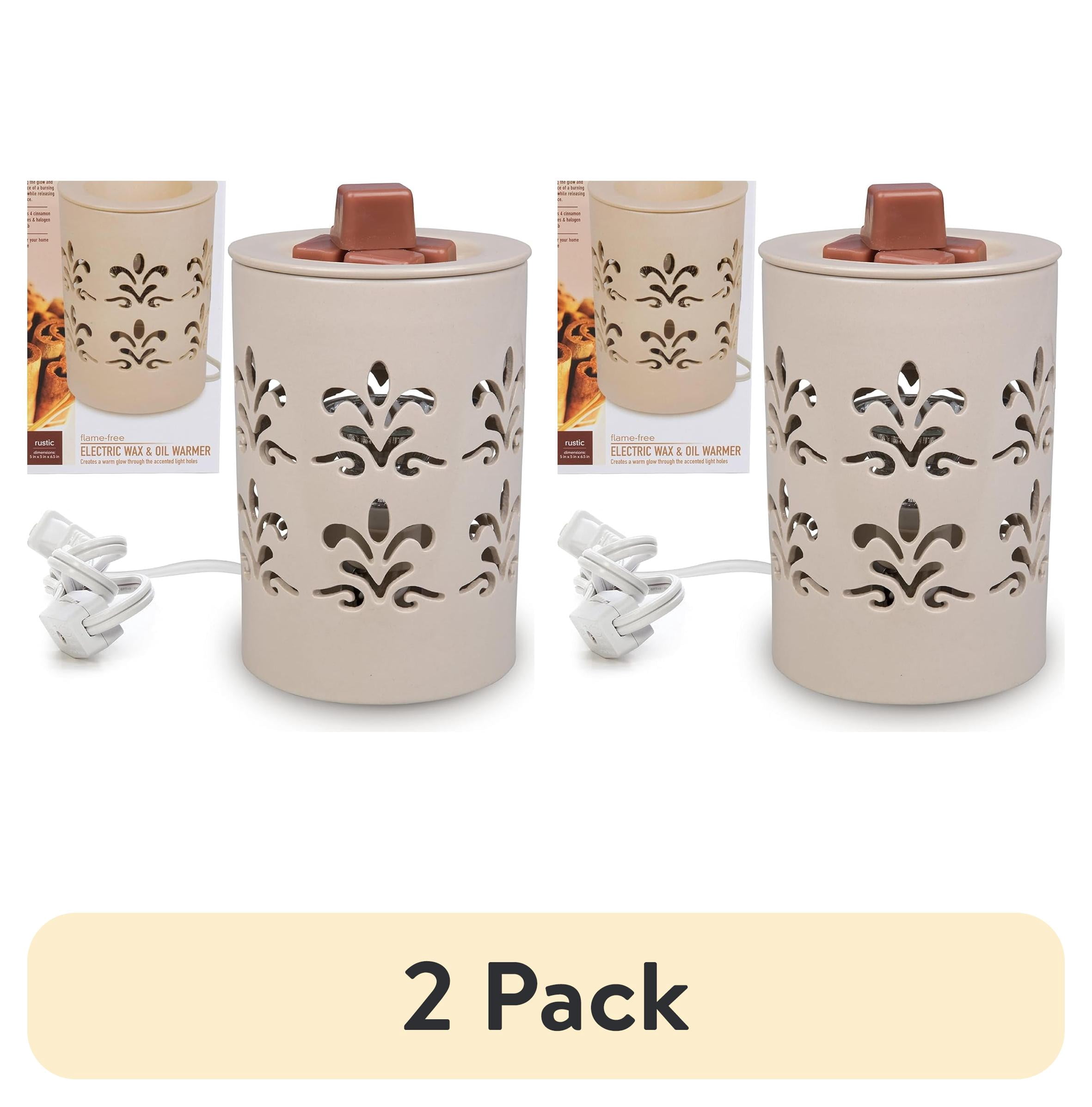 (2 pack) D'Eco Fragrance Wax Melt Warmer - Electric Scented Tart, Oil ...