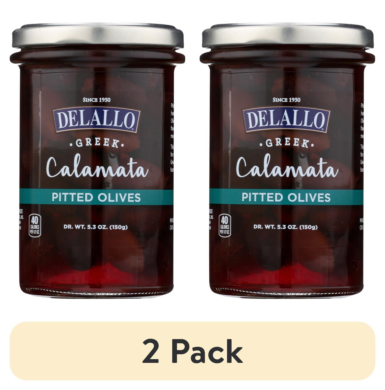 (2 pack) DeLallo Pitted Calamata Greek Olives, 5.64 Oz - Walmart.com