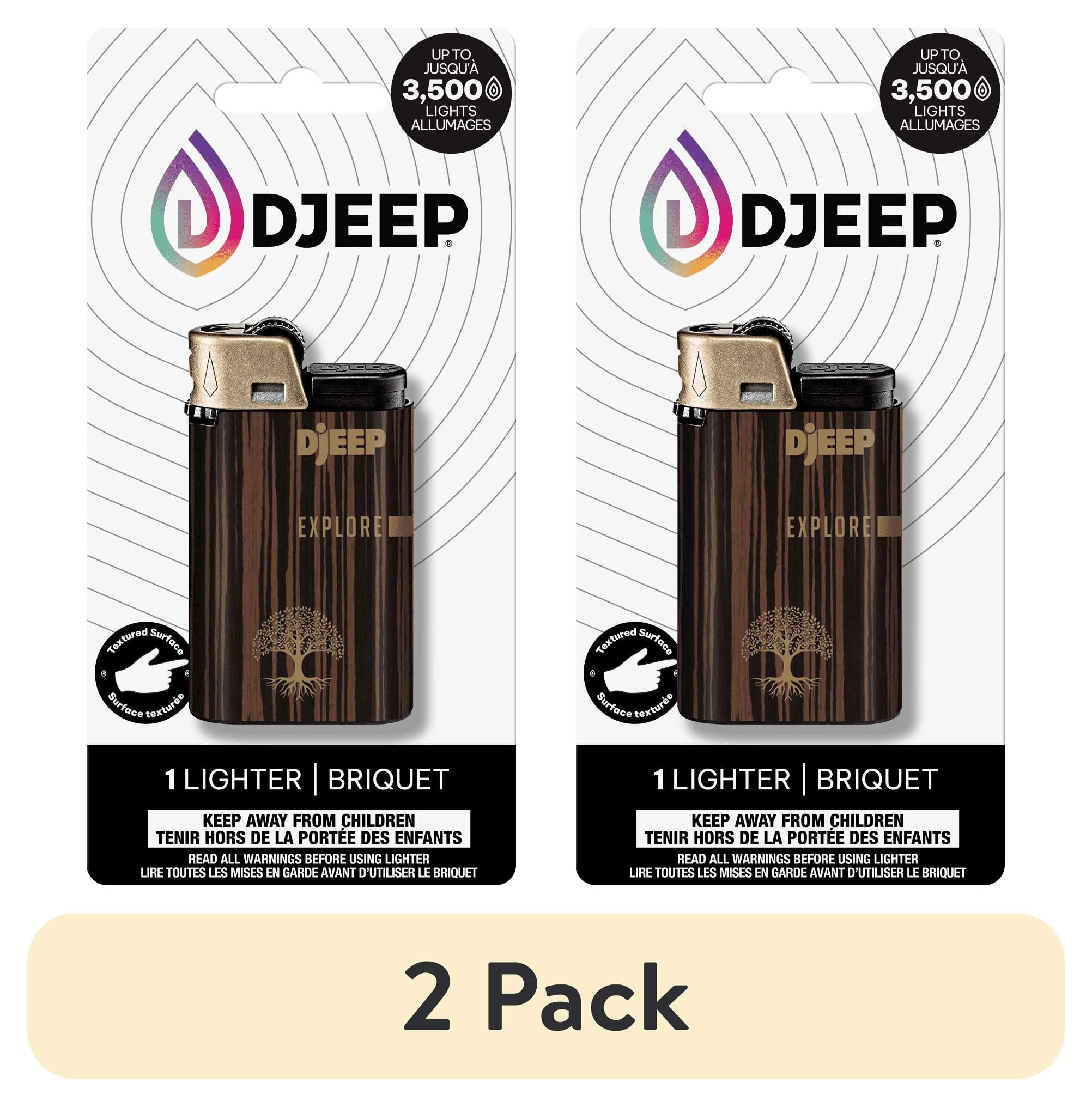 (2 pack) DJEEP Pocket Lighter, BOLD Collection, Assorted Wooden Designs ...