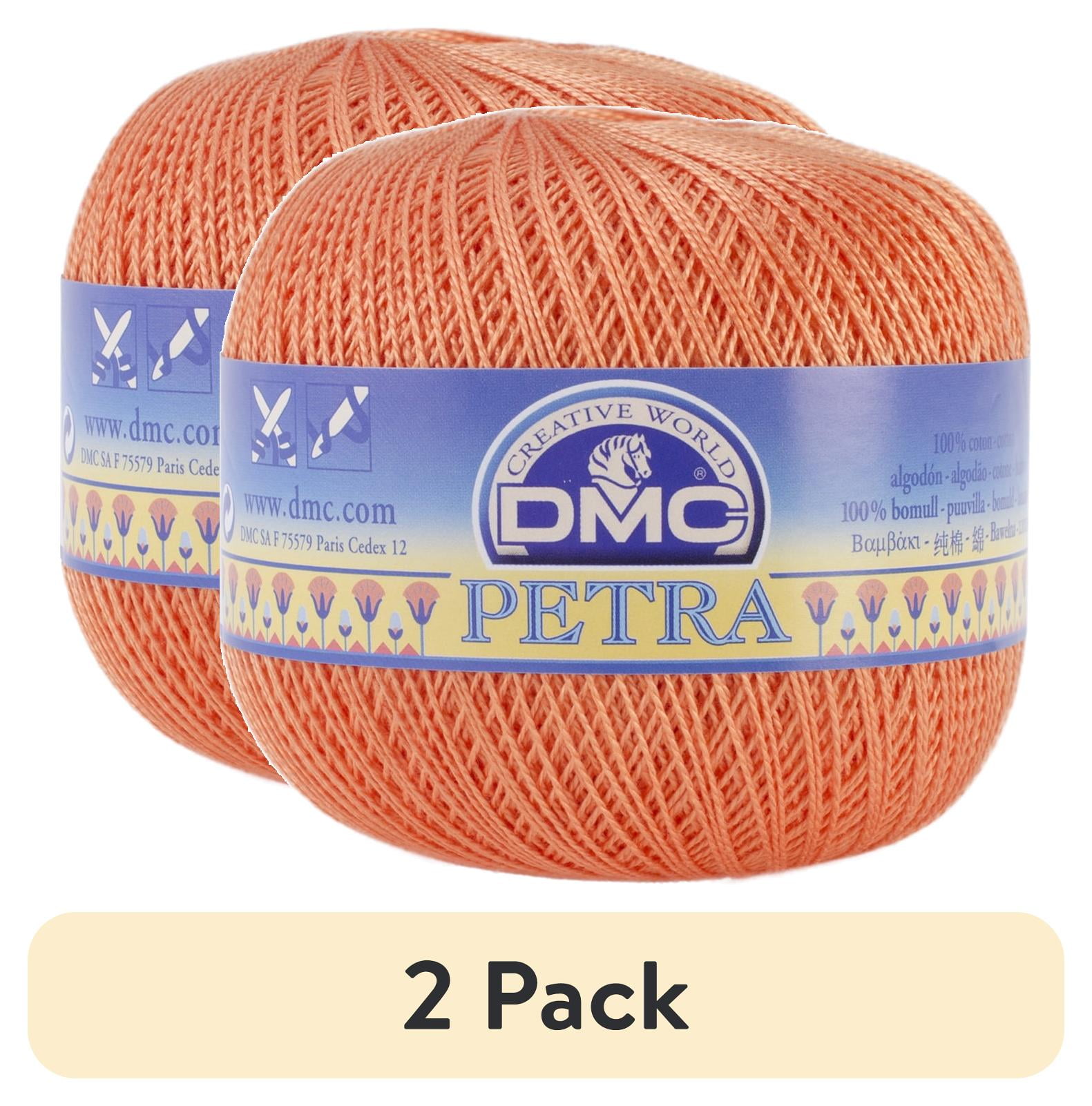 (2 pack) DMC/Petra Crochet Cotton Thread Size 5-5722 - Walmart.com
