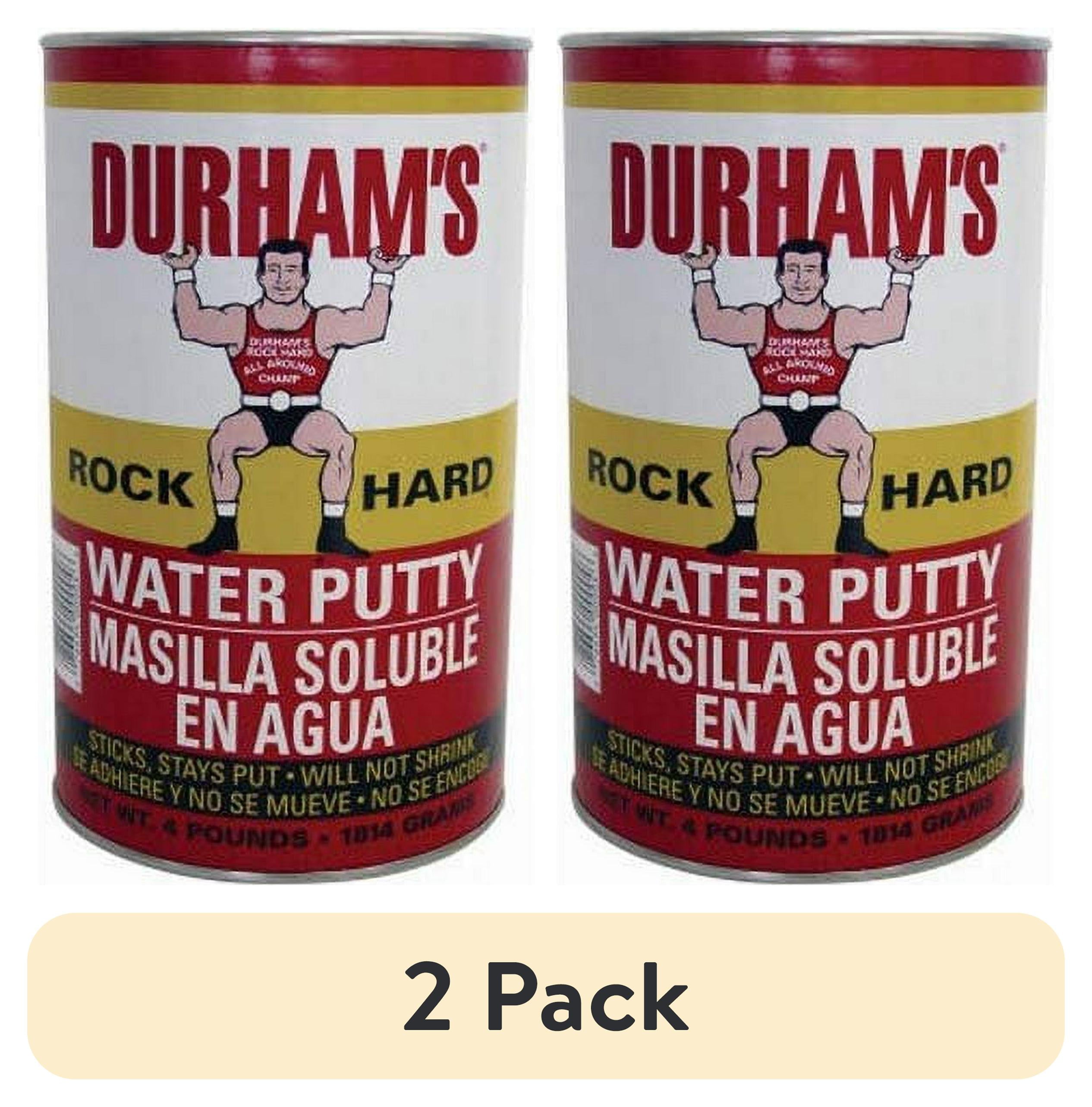 (2 pack) DURHAM'S Water Putty 076694000046 Rockhard Hardware Adhesive 4 ...