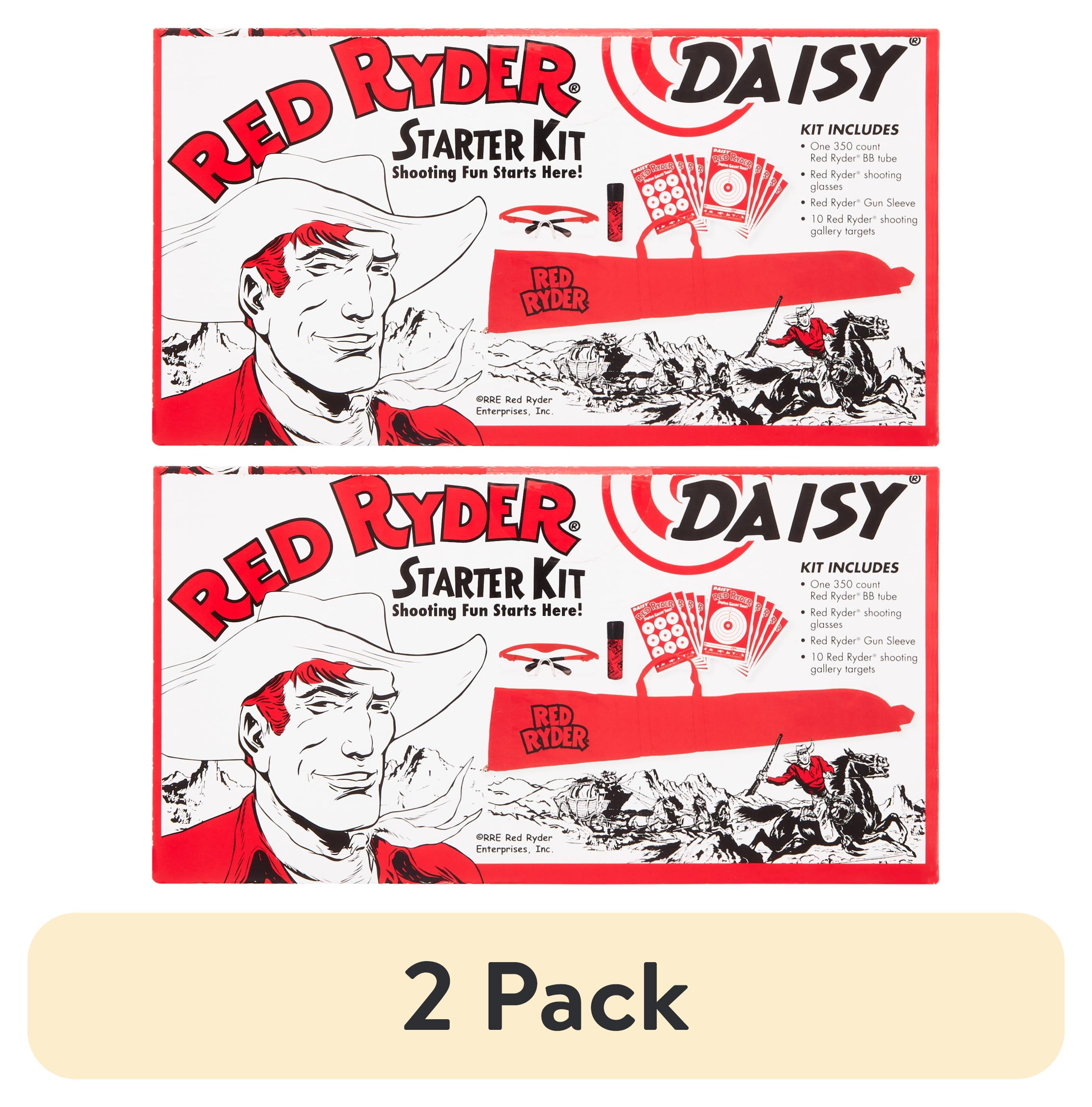 (2 pack) Daisy Outdoor Products Red Ryder Starter Kit for .177 Cal BB ...