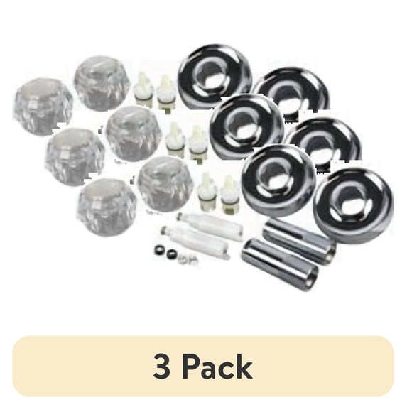 (2 pack) Danco Delta Chrome Remodeling Tub & Shower Trim Kit, 2-Handle ...