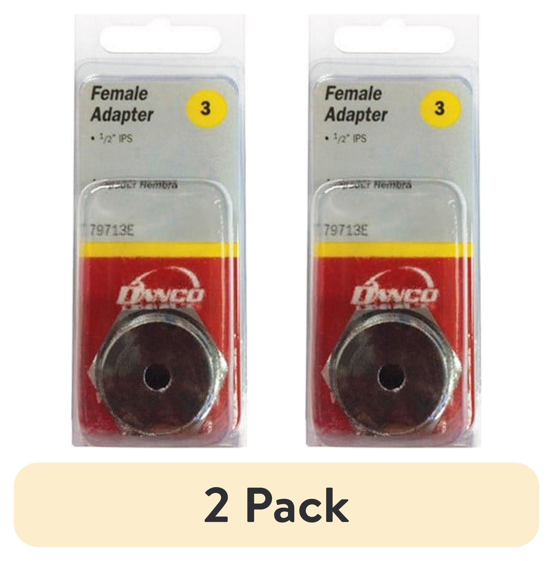 (2 pack) Danco Female Thread 1/2 in. x 1 in. Chrome Faucet Aerator ...