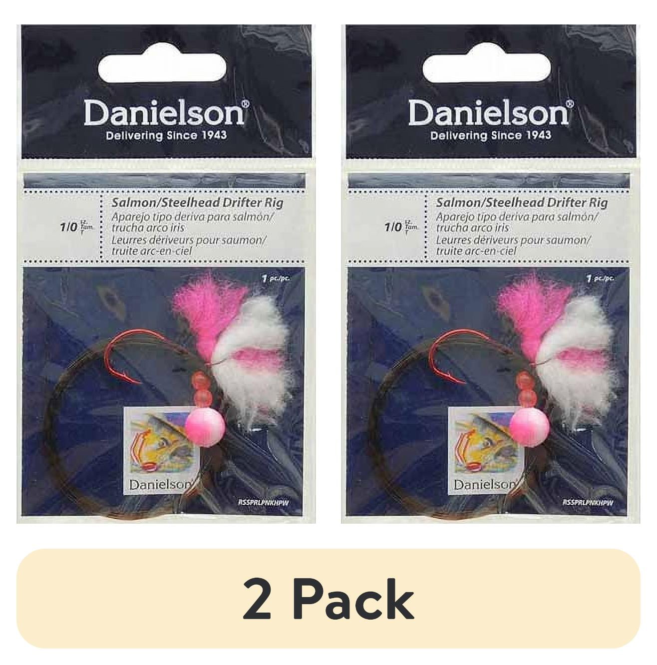 (2 pack) Danielson Rig Ez Drift Fishing Equipment, Purple/Pink/Red ...