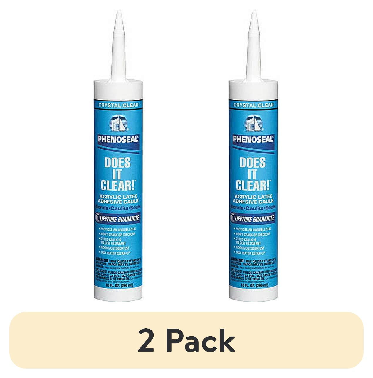 (2 pack) Dap-Phenoseal 00602 Clear Acrylic Latex Adhesive Caulk ...