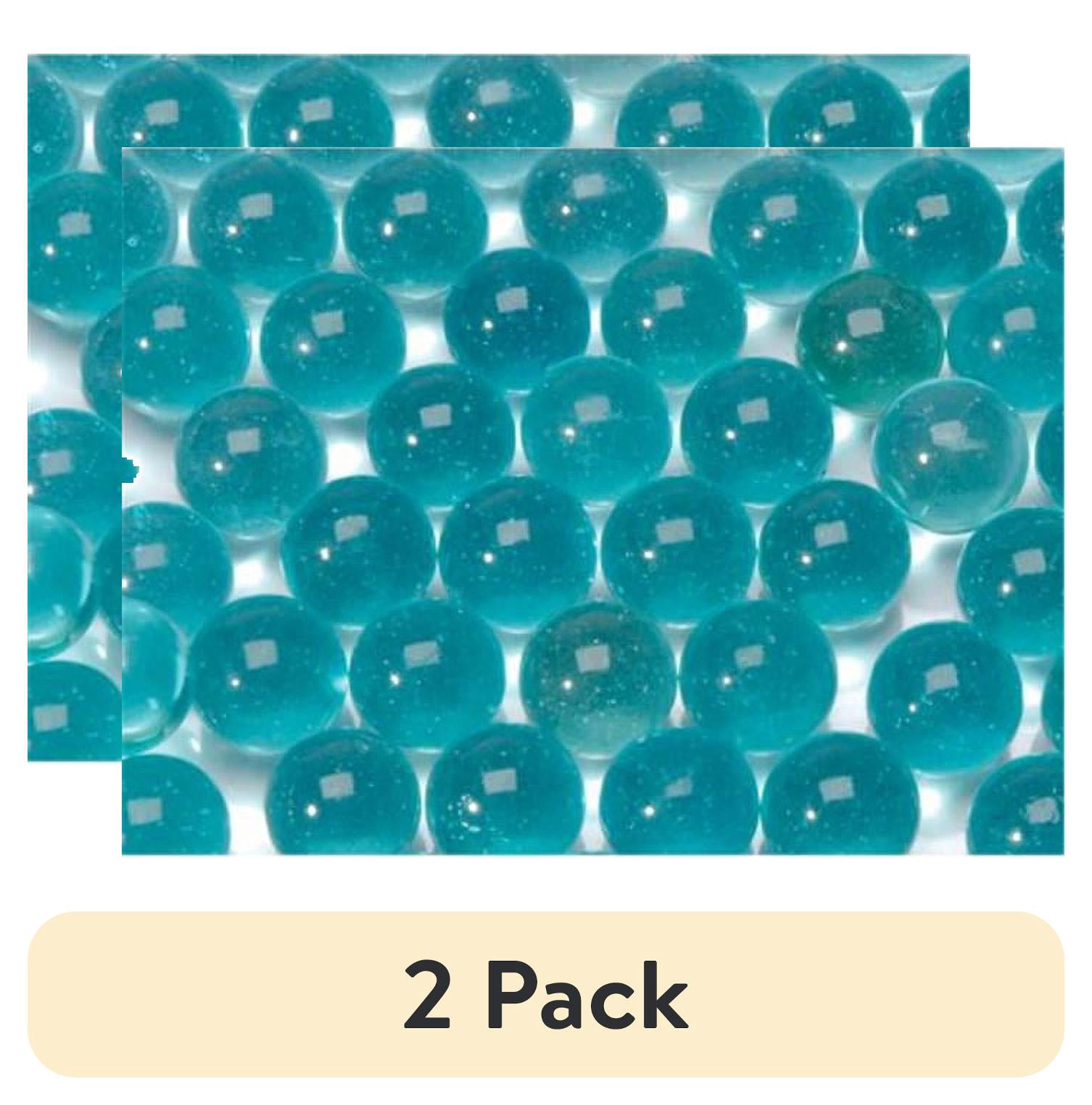 (2 pack) Darice Glass Marbles in Mesh Bag, Ice Blue, 12 oz - Walmart.com