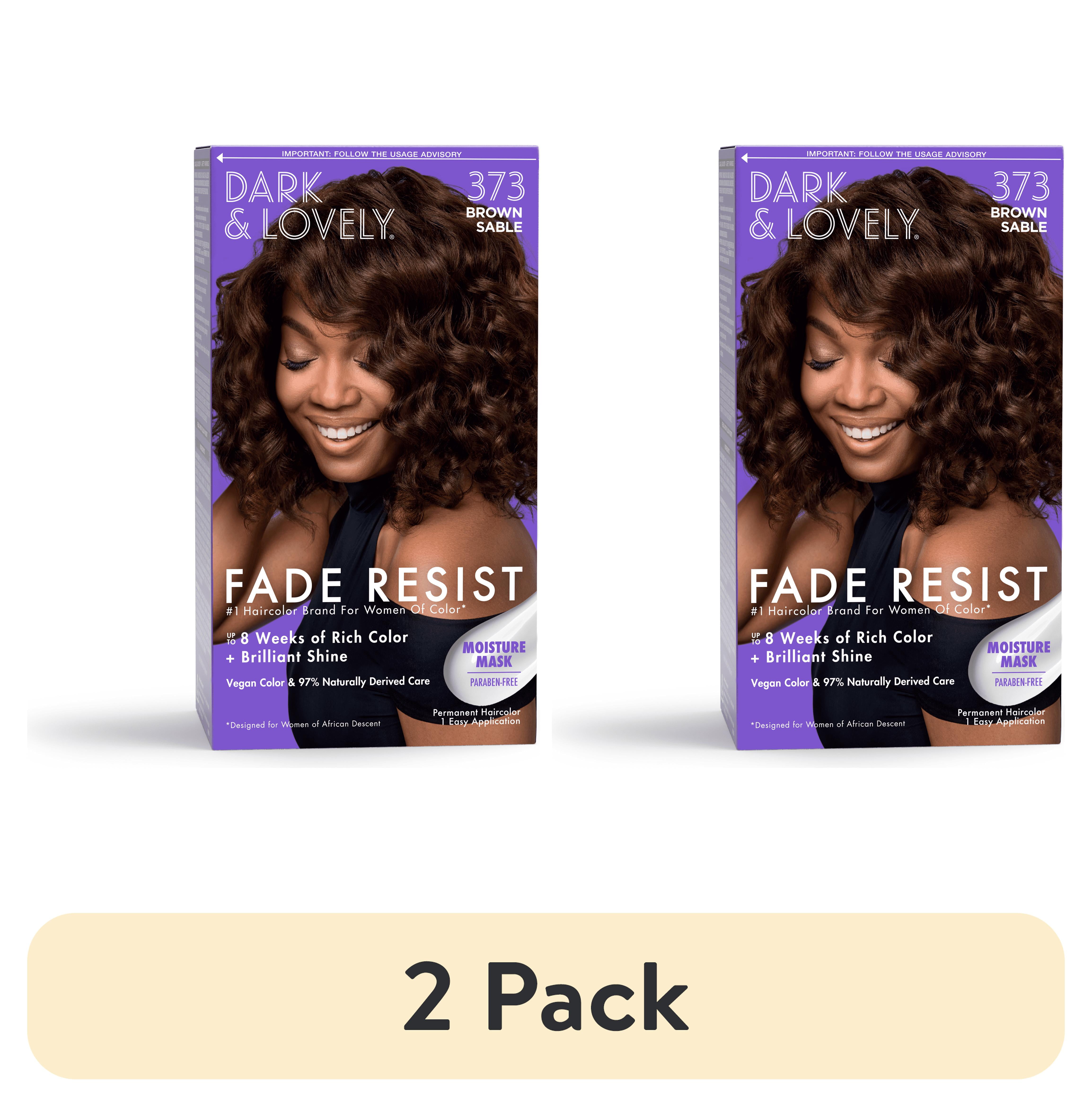 (2 pack) Dark and Lovely Fade Resist Rich Conditioning Hair Color ...