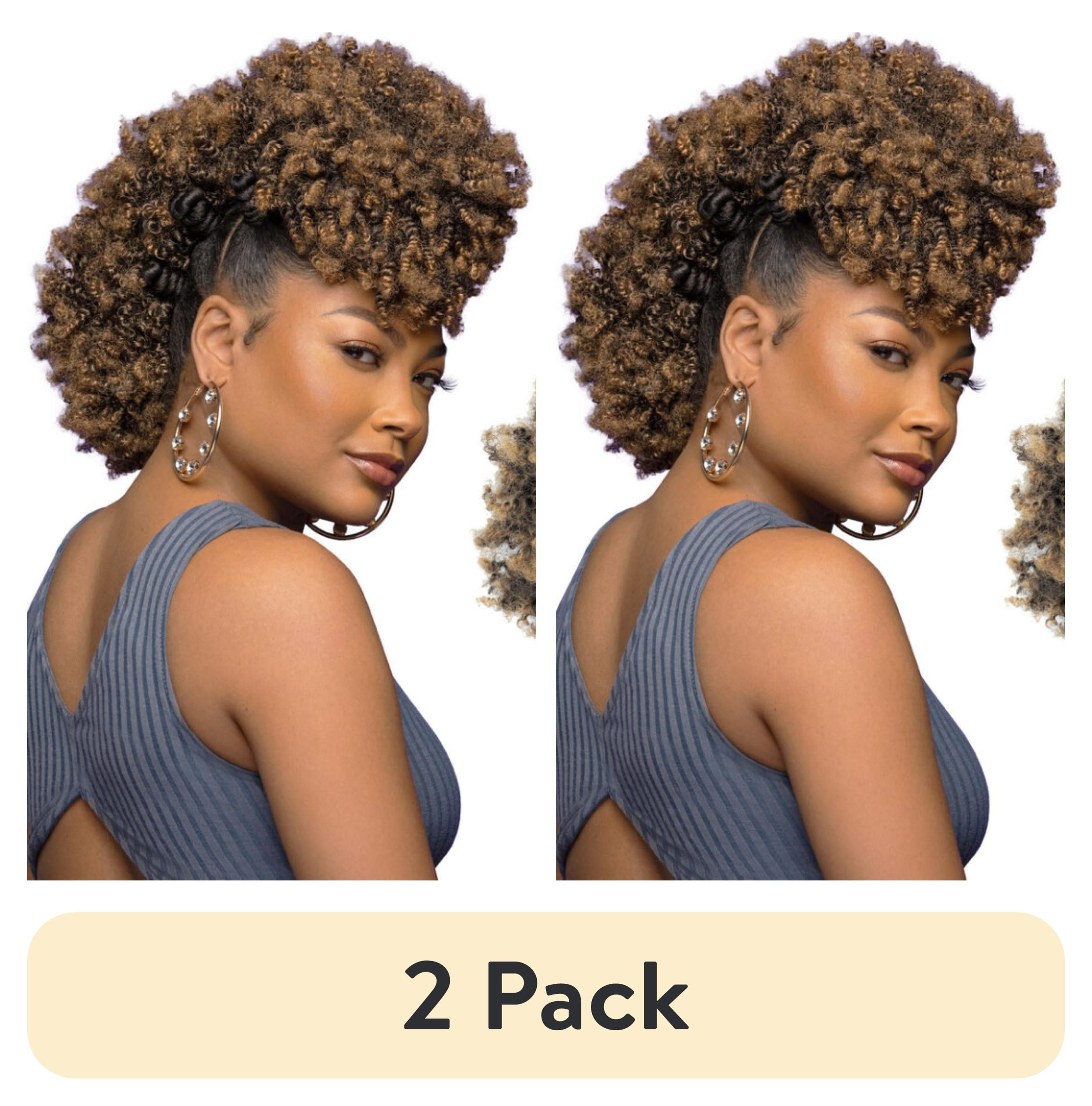 (2 pack) Darling Kinky Curly Afro Puff Drawstring Ponytail, #1/27 ...