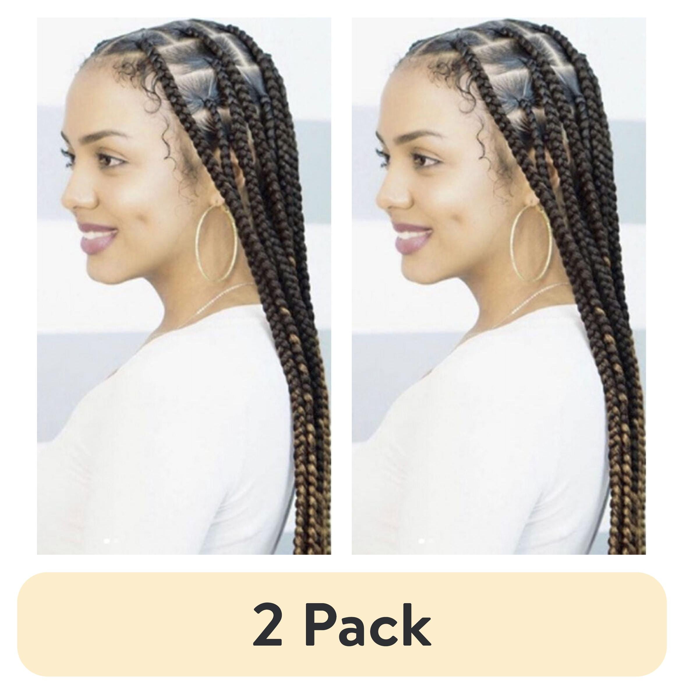 (2 pack) Darling Pre-Stretched Thrive Braid Hair 3X Pack, 52 inch, #1/ ...
