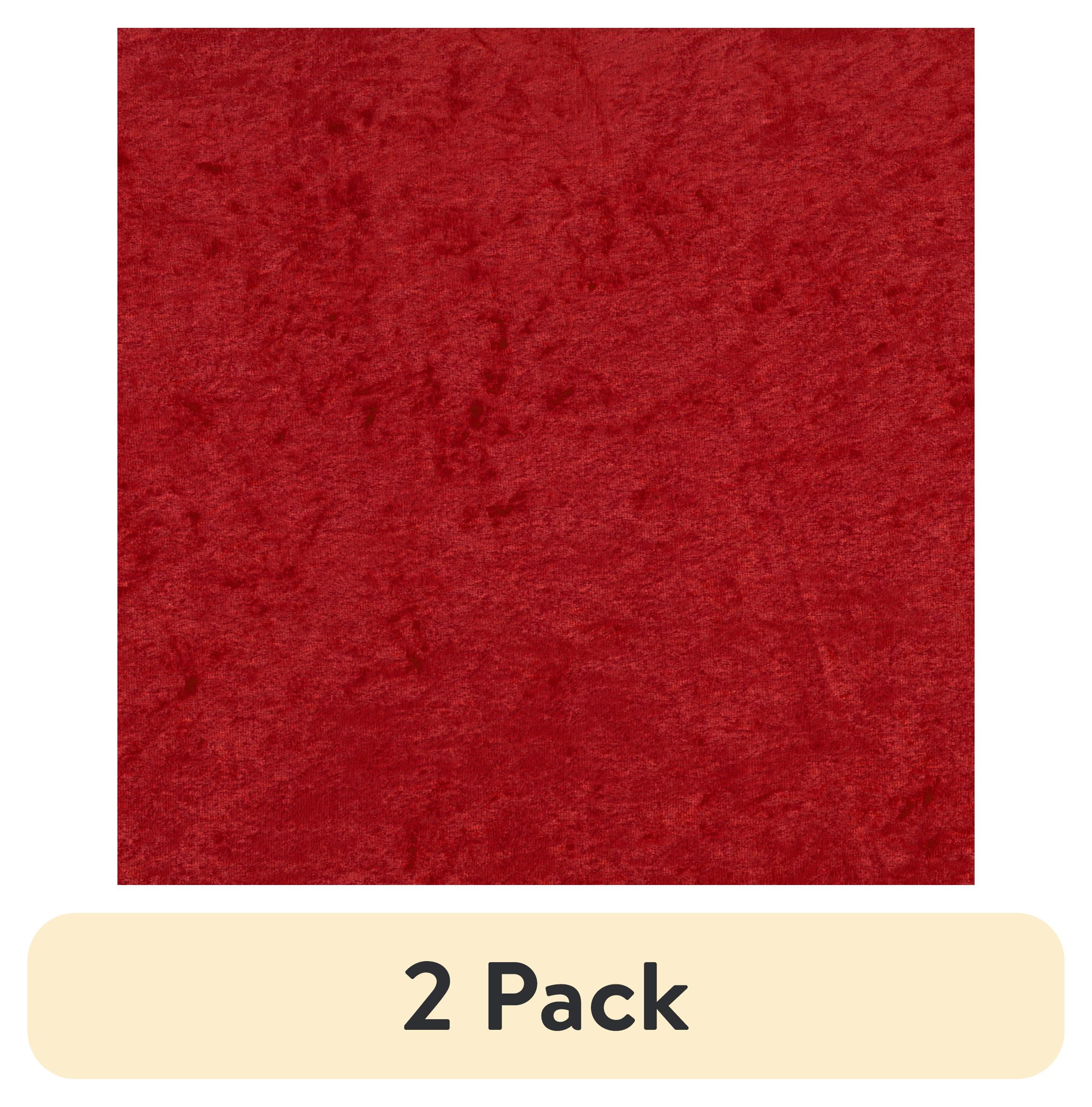 (2 pack) David Textiles 58" x 1.5 yd Polyester Crushed Panne Velvet ...