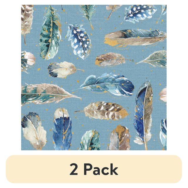 (2 pack) David Textiles Cotton 36" x 44" Indigold Collection 100% ...