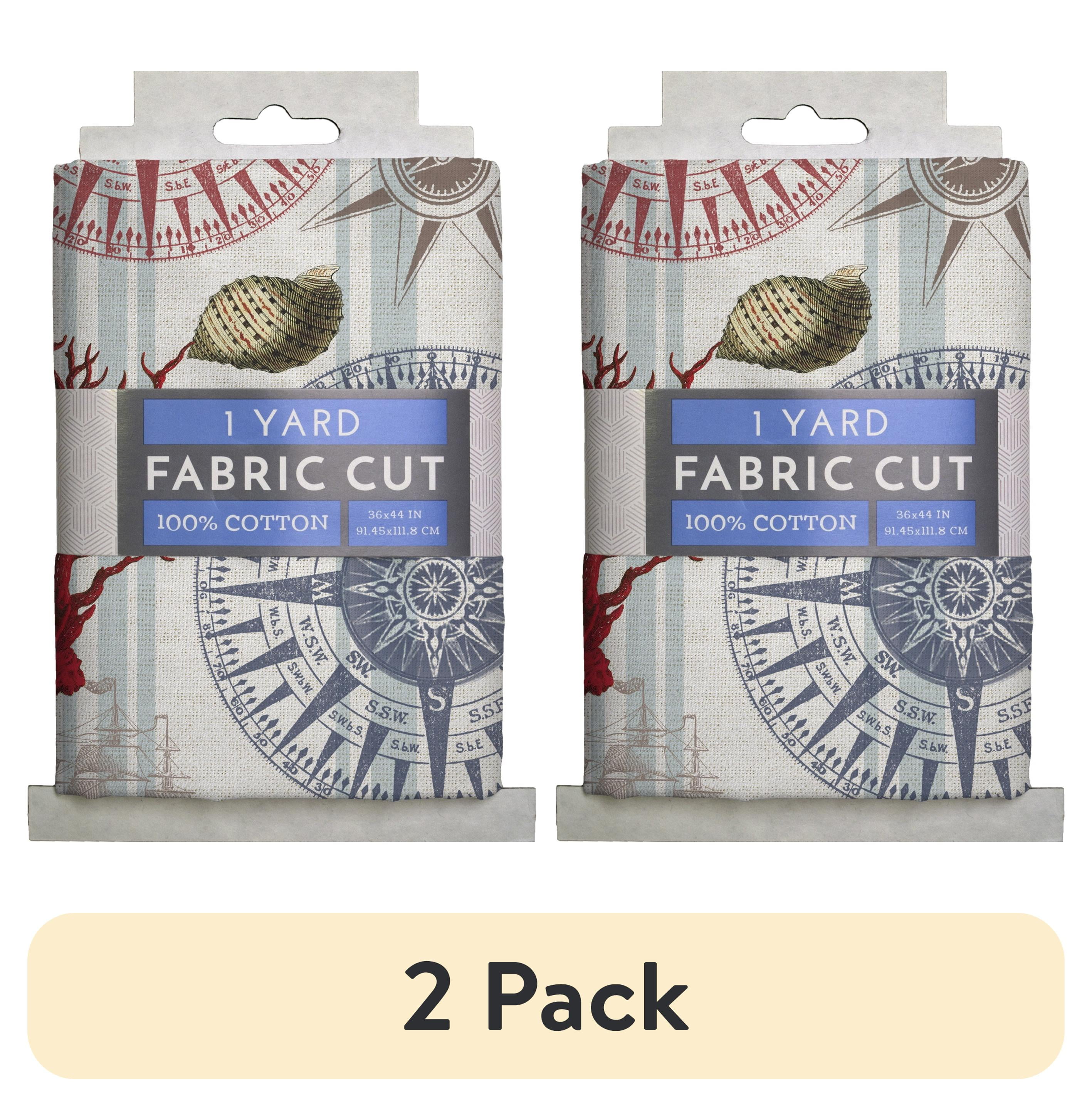 (2 pack) David Textiles Nautical Navigation 44" Cotton Sewing & Craft ...