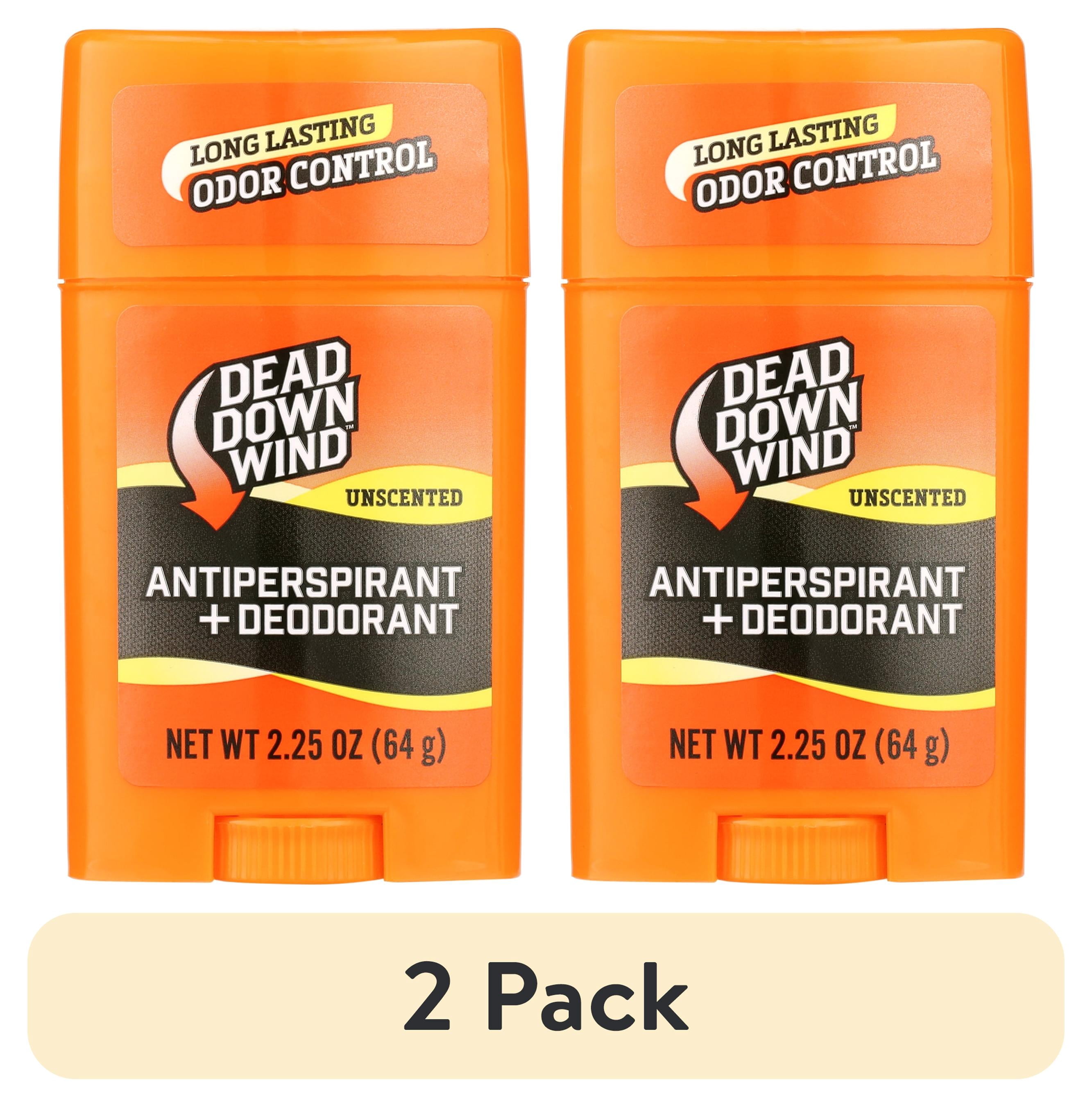 (2 pack) Dead Down Wind Antiperspirant + Deodorant - Unscented - 2.25 ...