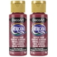 2-pack - DecoArt Americana Acrylic Paint 2oz, Deep Burgundy - Opaque ...