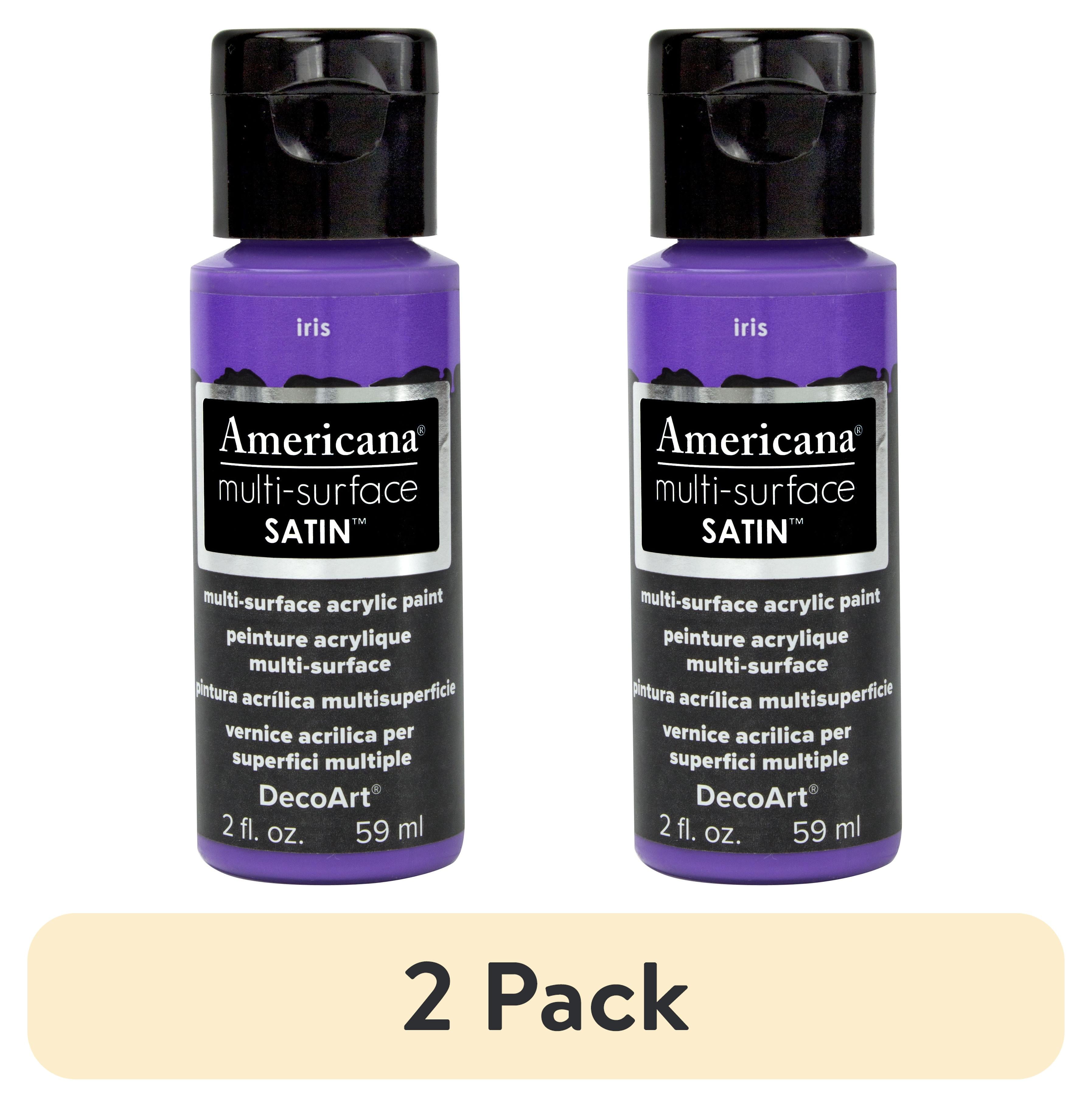 (2 pack) DecoArt a Multi-Surface Acrylic Color, 2 oz., Iris - Walmart.com