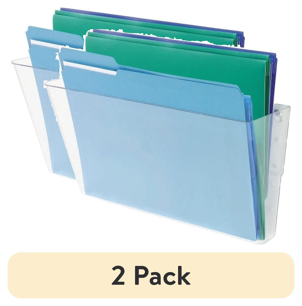 (2 pack) Deflect-O Single Unit Stackable Wall Pockets - Walmart.com