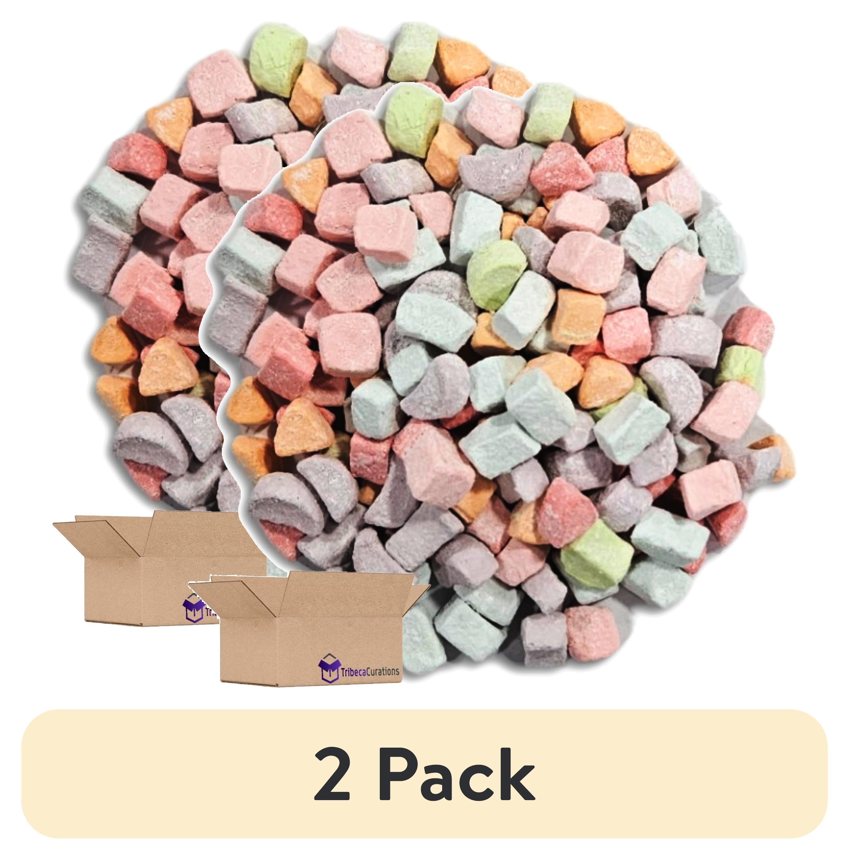(2 pack) Dehydrated Rainbow Mashmallows Bulk Value Pack 2 Pound Sealed ...