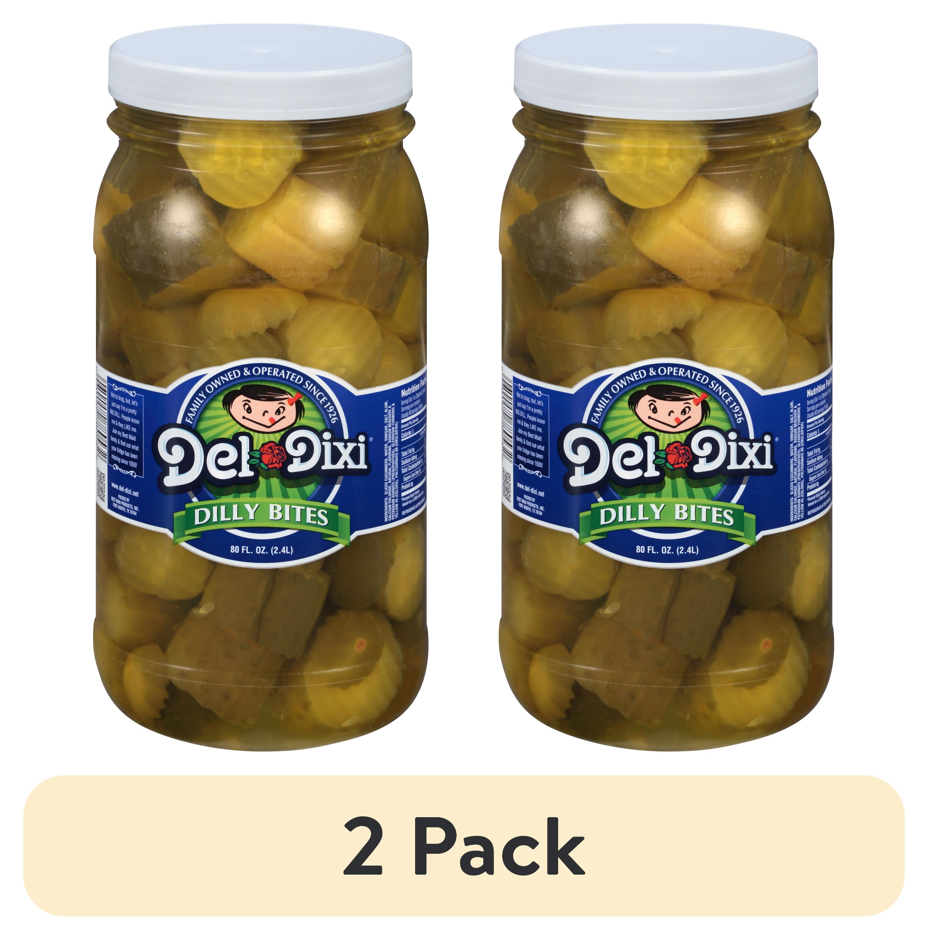 (2 pack) Del Dixi 80 Oz Dilly Bites - Walmart.com