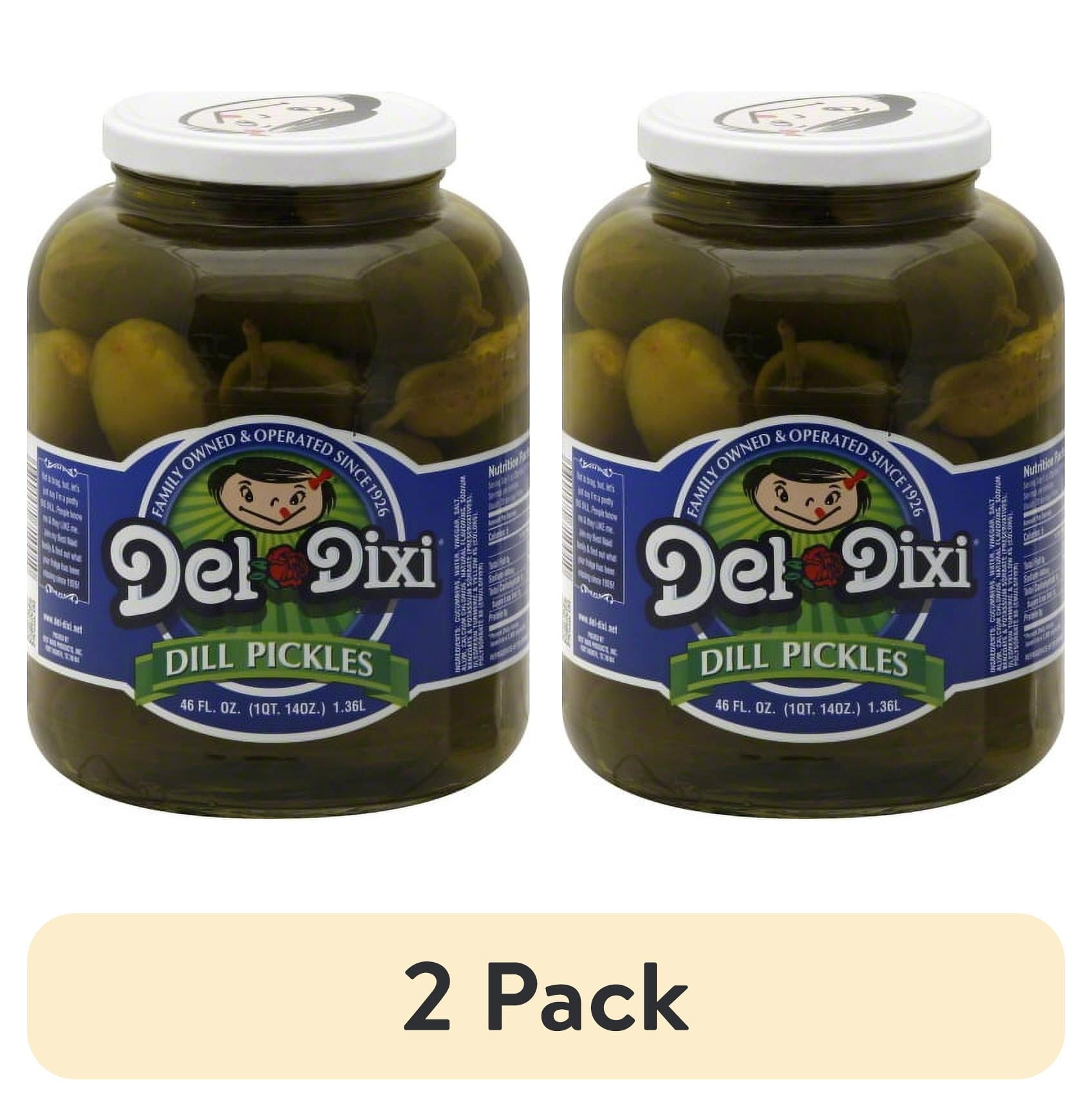 (2 pack) Del-Dixi Dill Pickles, 46 fl oz - Walmart.com