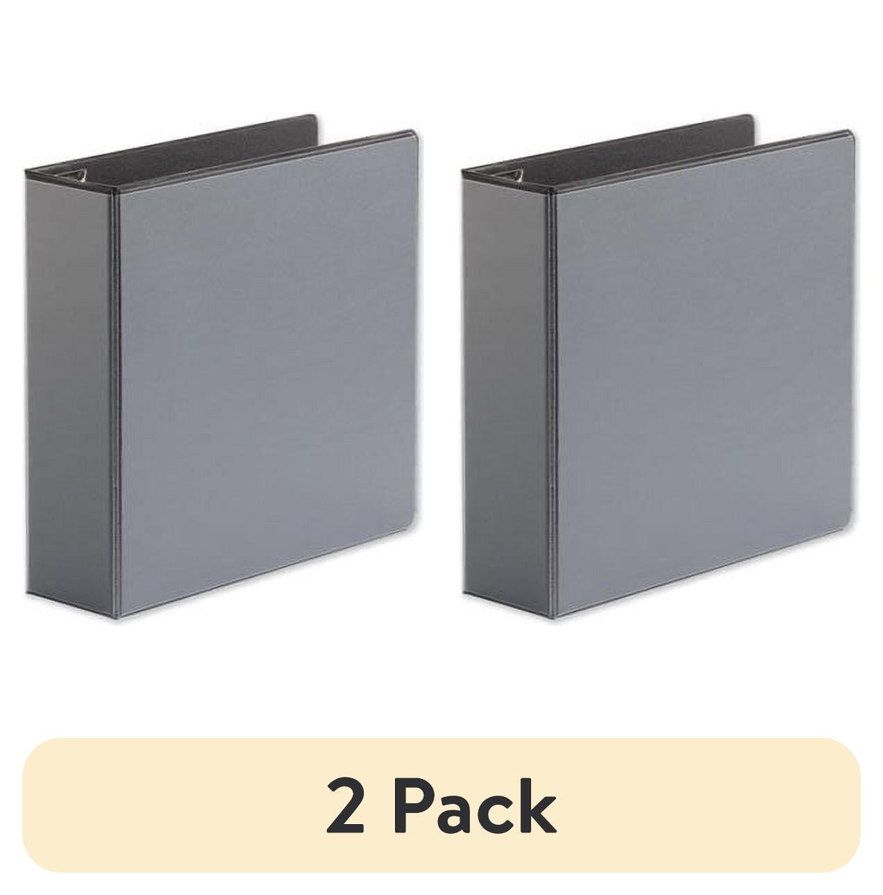 (2 pack) Universal Deluxe Easy-to-open D-ring View Binder, 3 Rings, 3 ...