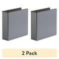 (2 pack) Universal Deluxe Easy-to-open D-ring View Binder, 3 Rings, 3 ...