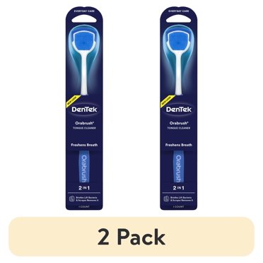 DenTek Orabrush Fresh Breath Tongue Cleaner and Scraper Pack, Oral ...