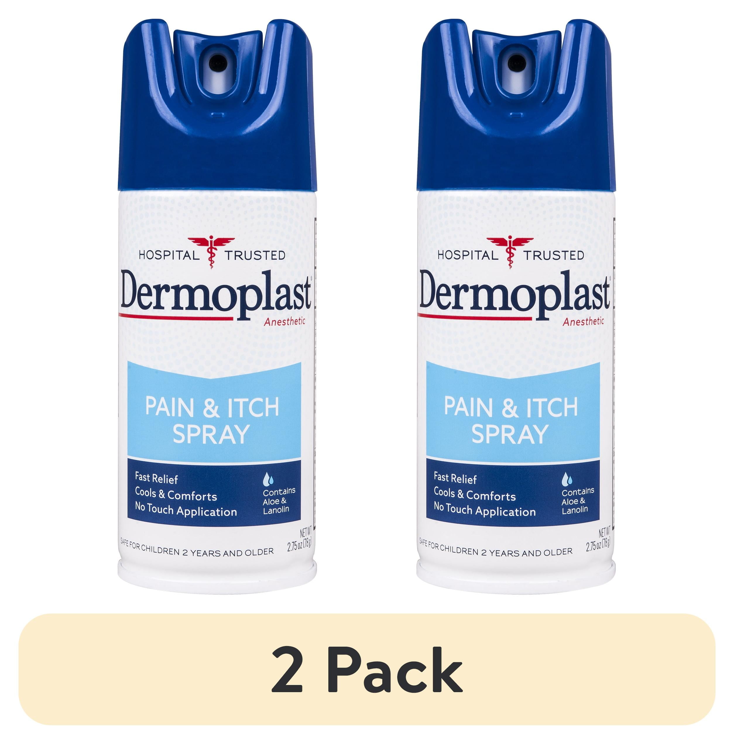 (2 pack) Dermoplast Pain and Itch Spray, 2.75 Fl Oz - Walmart.com
