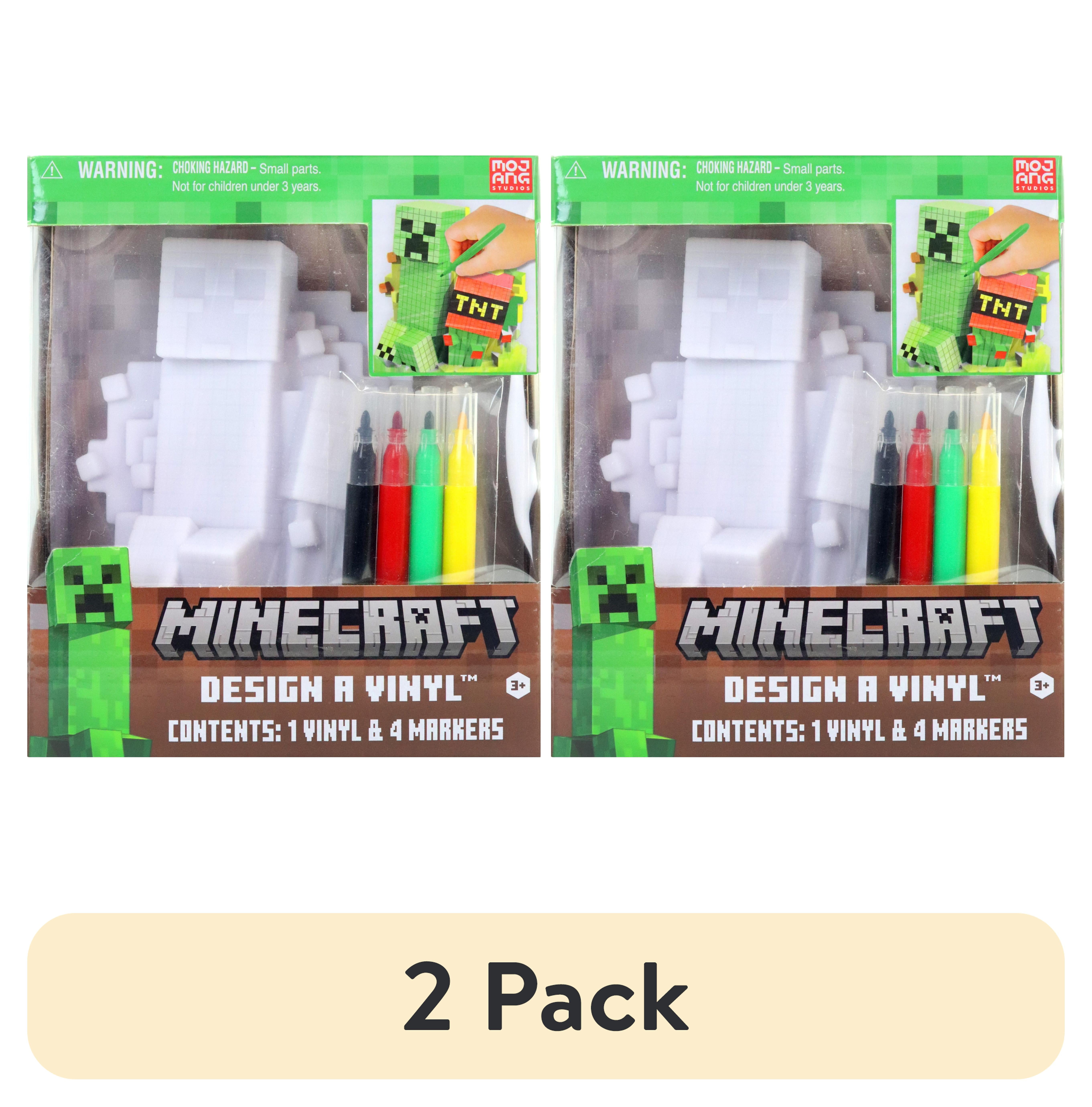 (2 pack) Design a Vinyl Minecraft, Multicolor, Product Weight 0.33 lbs ...