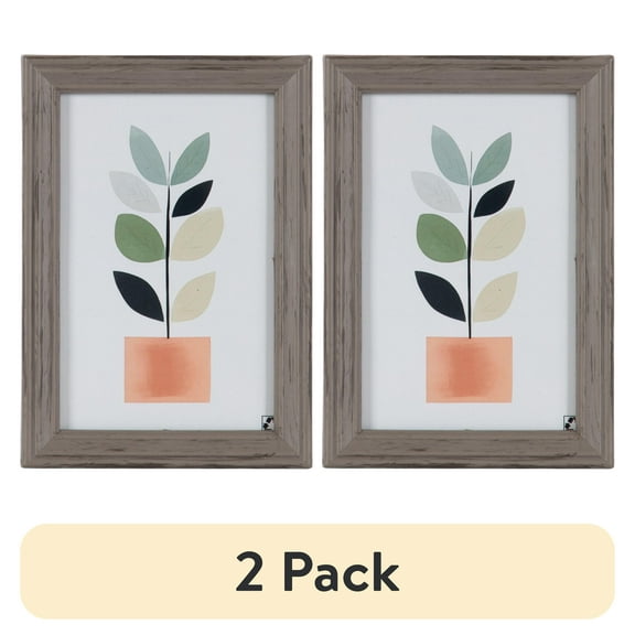 DesignOvation 4x6 Casual Gold Decorative Tabletop Picture Frame ...