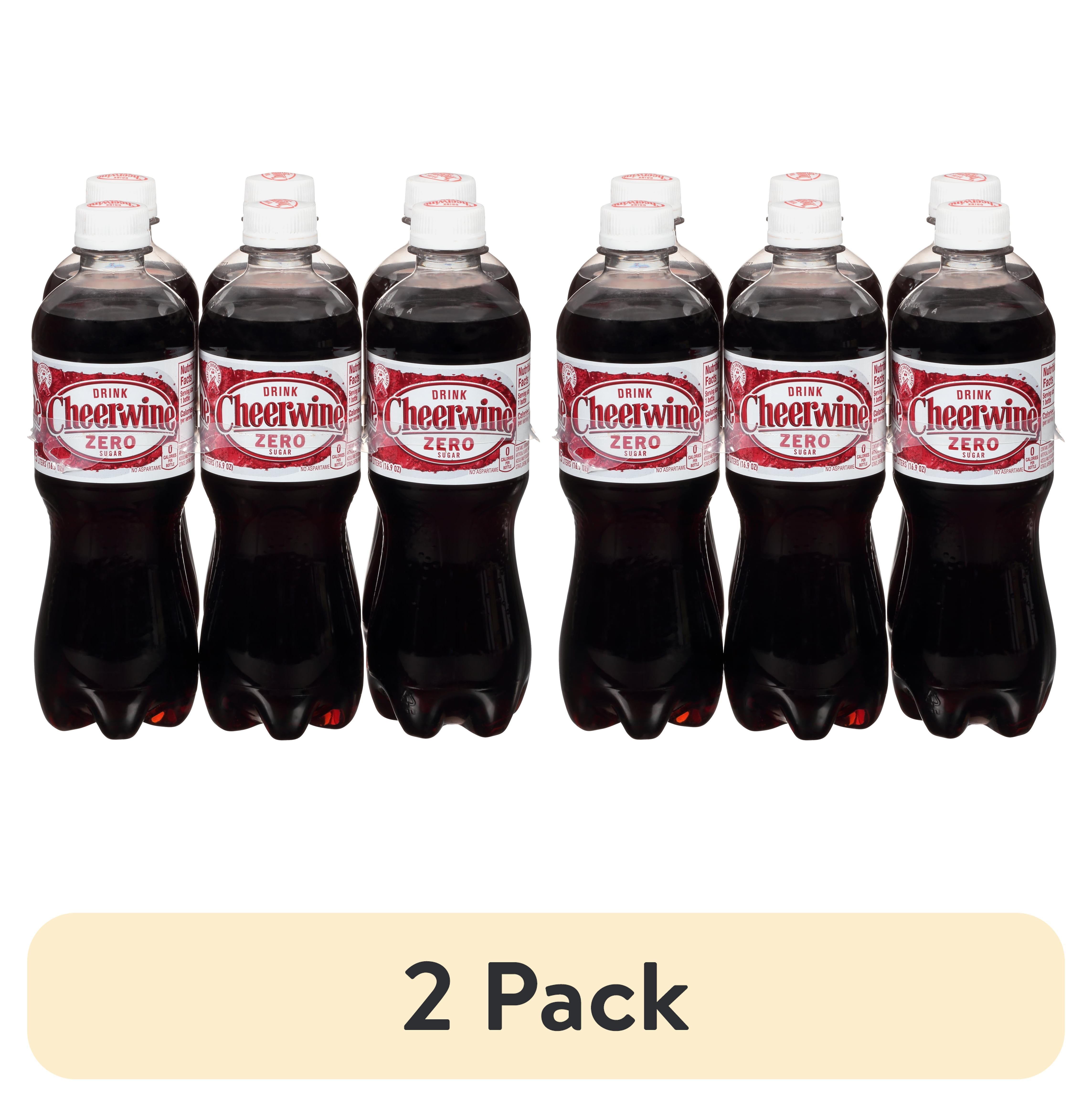 (2 pack) Diet Cheerwine Cherry Cola Soda Pop, 16.9 Fl Oz, 6 Pack ...
