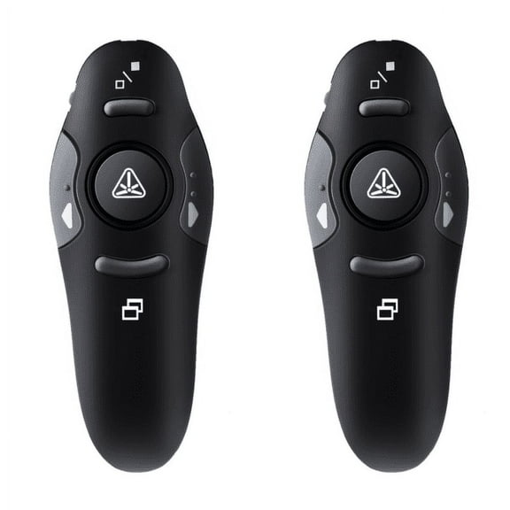 AMERTEER Wireless Presenter, RF 2.4GHz Presentation Remote Rechargeable ...