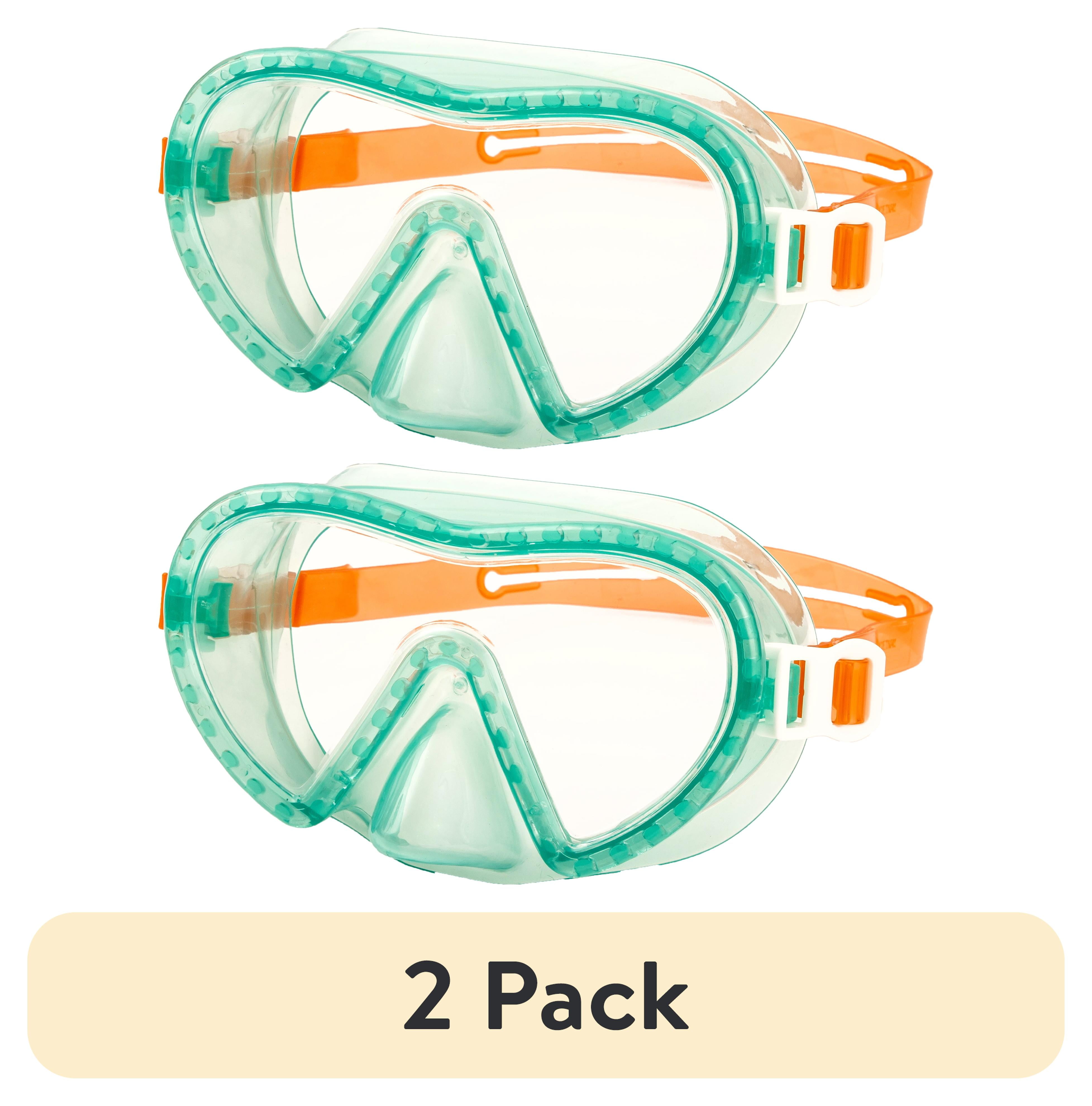 (2 pack) Dolfino Latex Free Swim Mask for Children, Ages 3+ - Walmart.com