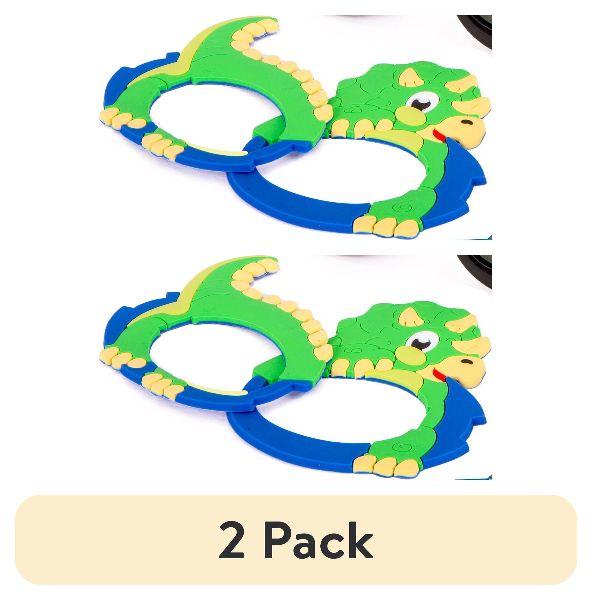 (2 pack) Dolfino Shark, Dino, and Monster Truck 3-in-1 Swim Adjustable ...