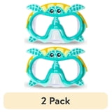 (2 pack) Aqua Dolfino Swim Goggle Mask, Latex-Free, Turtle - Walmart.com