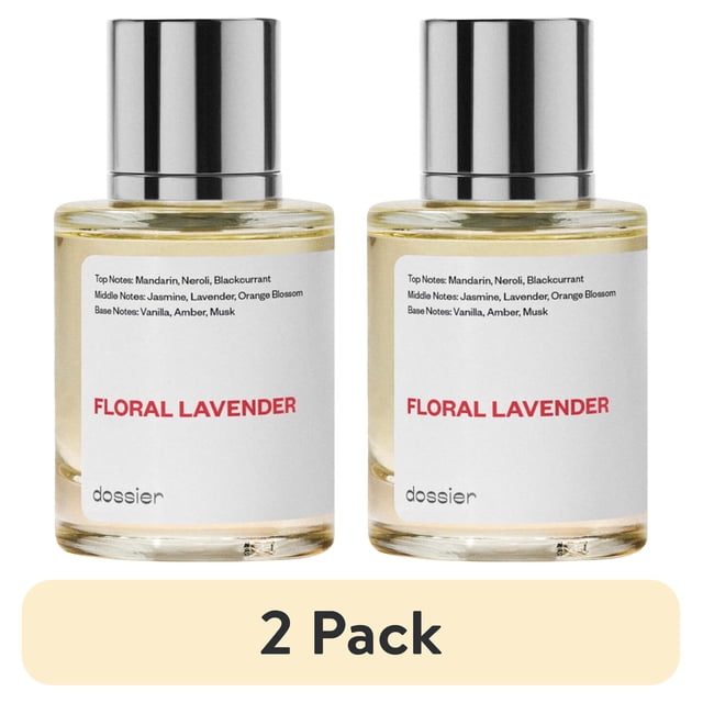 (2 pack) Dossier Floral Lavender Eau De Parfum, Inspired by Ysl's Libre ...
