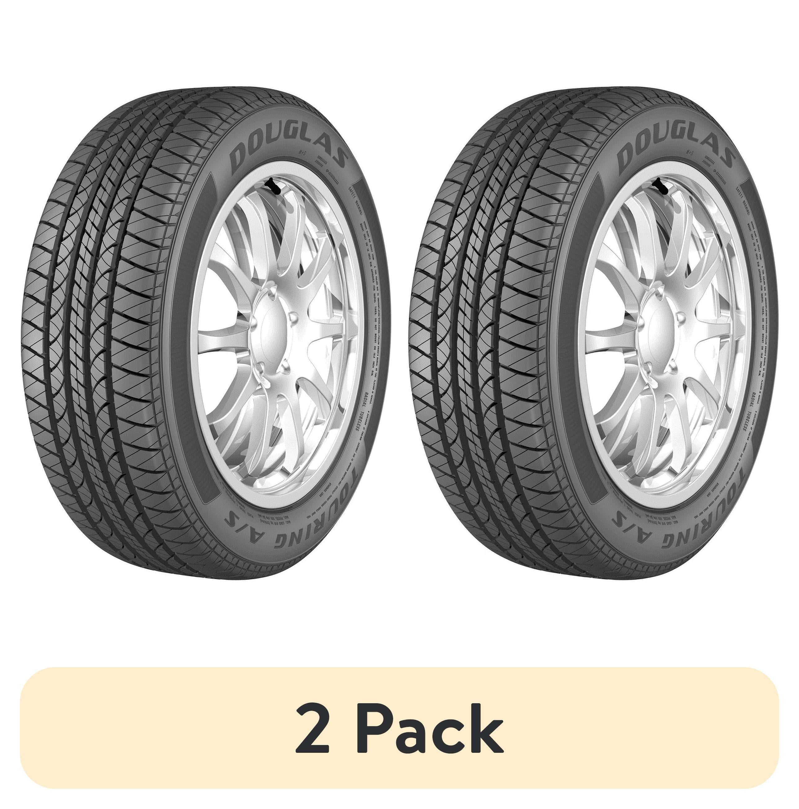 (2 pack) Douglas Touring A/S 225/50R17 94V All-Season Tire - Walmart.com