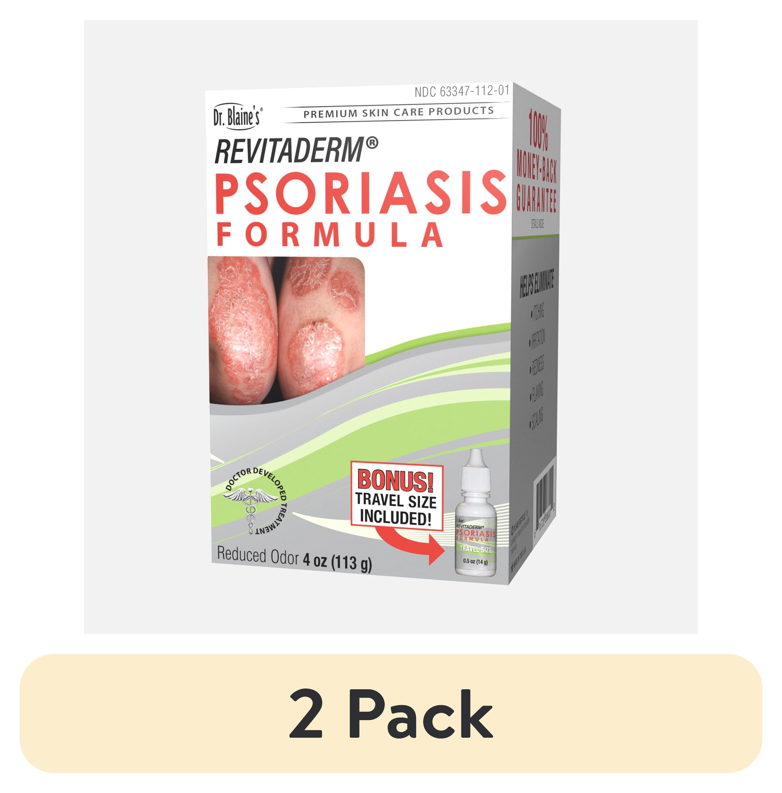 (2 pack) Dr. Blaine's RevitaDERM Psoriasis Treatment 4 oz - Walmart.com