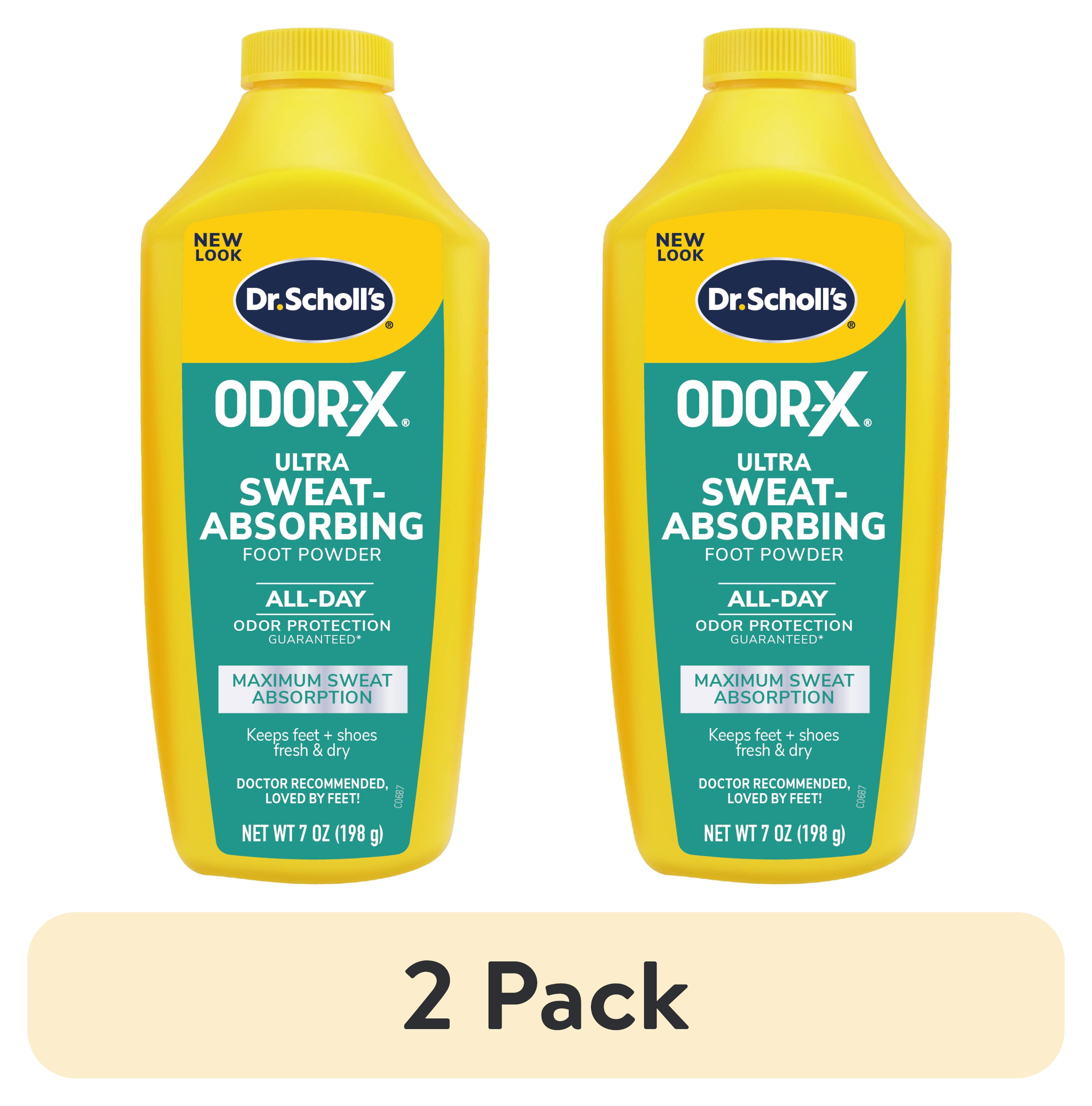 (2 pack) Dr. Scholl's Soothing Foot Powder for Wetness and Odor, 7 Oz ...