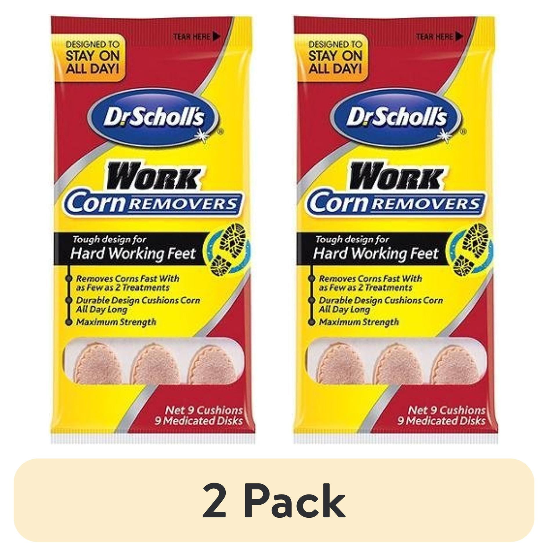 (2 pack) Dr. Scholl's Work Corn Removers, 9-count Packages - Walmart.com