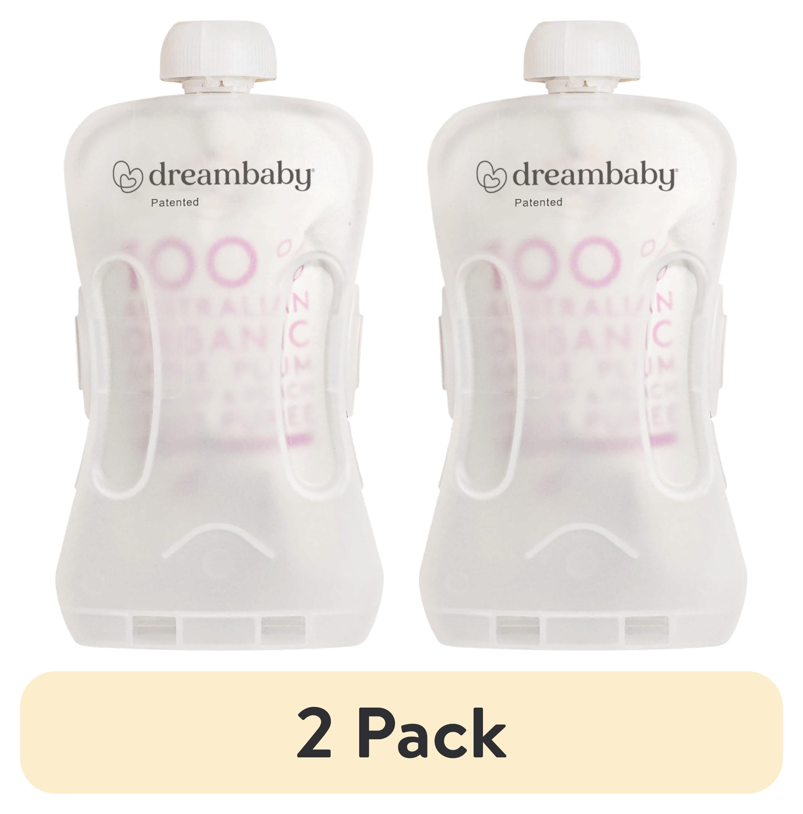 (2 pack) Dreambaby Pouch Pal Self-Feeding Baby Food Pouch Holder - No ...