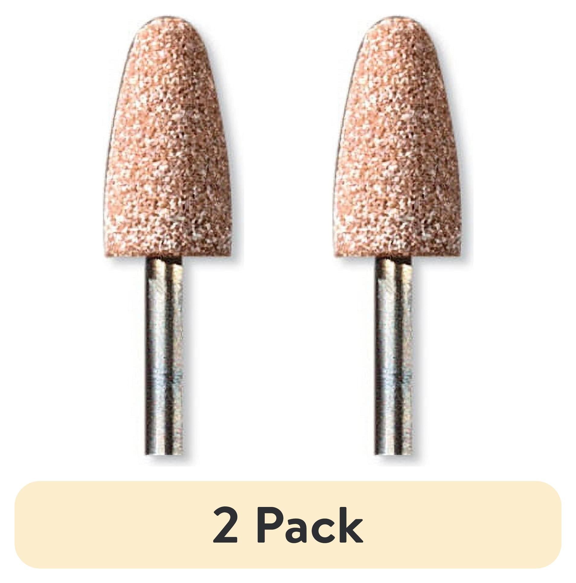 (2 pack) Dremel 952W Aluminum Oxide Grinding Stone, 3/8" (9.5mm ...