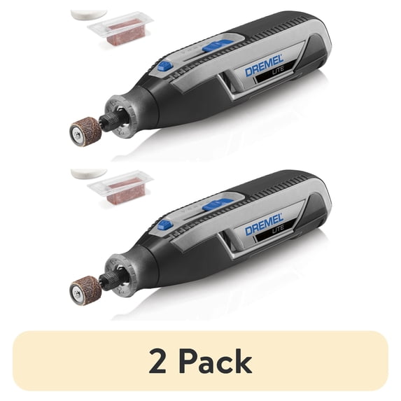 (2 pack) Dremel Lite 7760-N/10W 4V-Cordless Variable Speed Rotary Tool ...