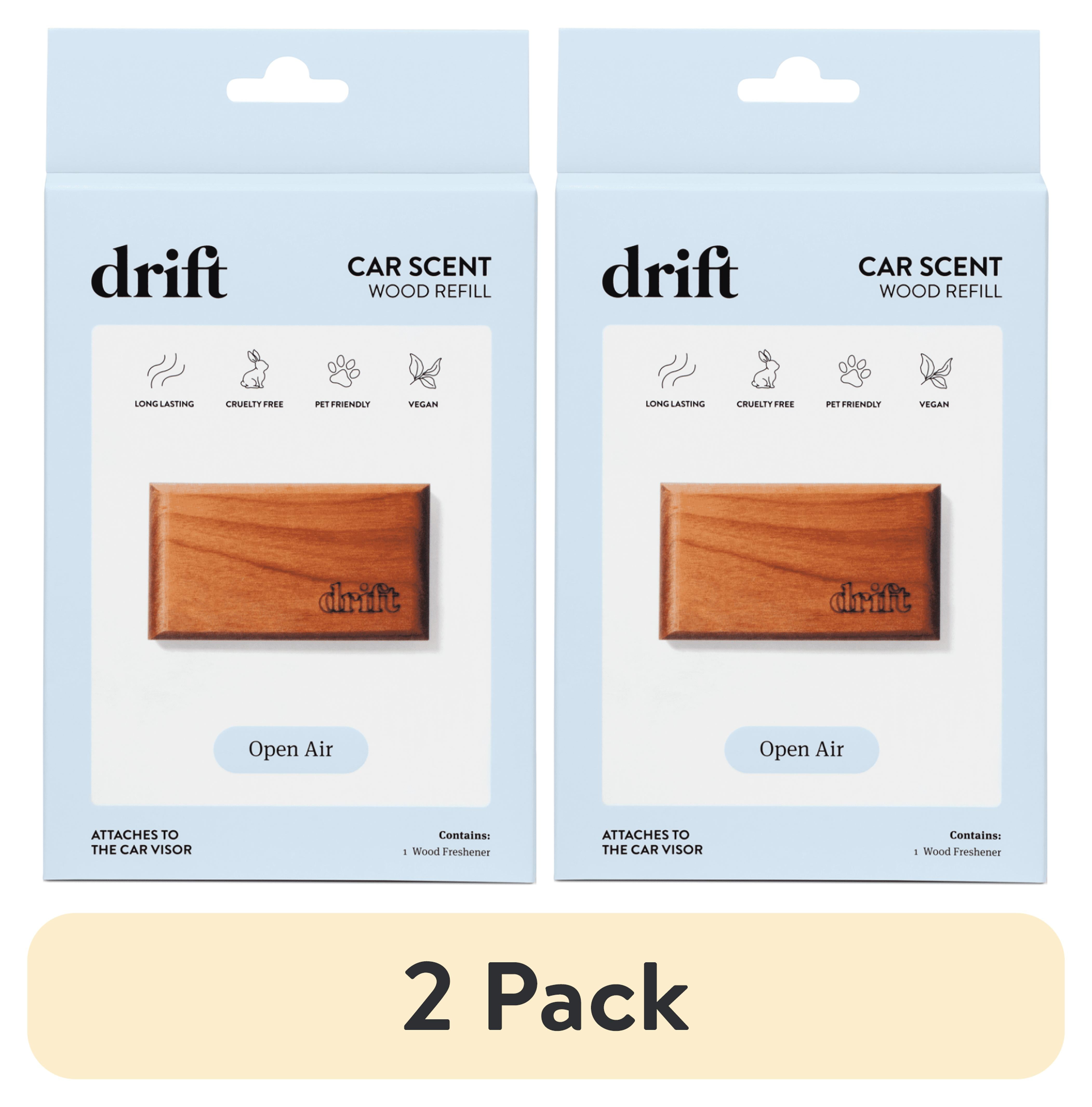 (2 pack) Drift at Walmart Wood Single Refill -OPEN AIR - Walmart.com