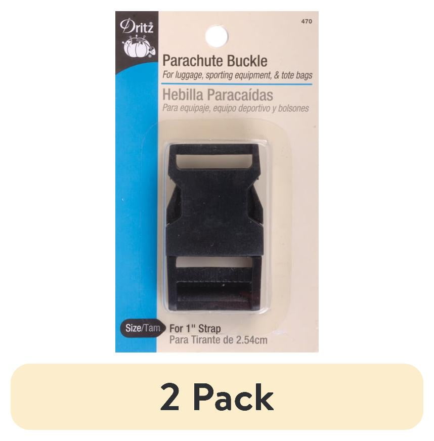 (2 pack) Dritz Black Plastic Parachute Buckle 1-Inch - Walmart.com