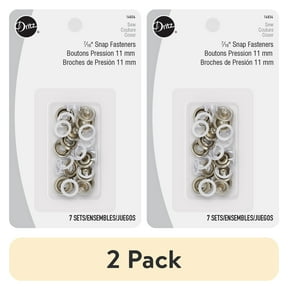 Dritz 1/2" Plastic Snap Fasteners, 60 Count - Walmart.com